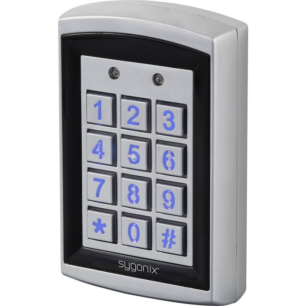 Sygonix Türschließer RFID-/Codeschloss, IP66, Die beleuchtete Tastatur ...