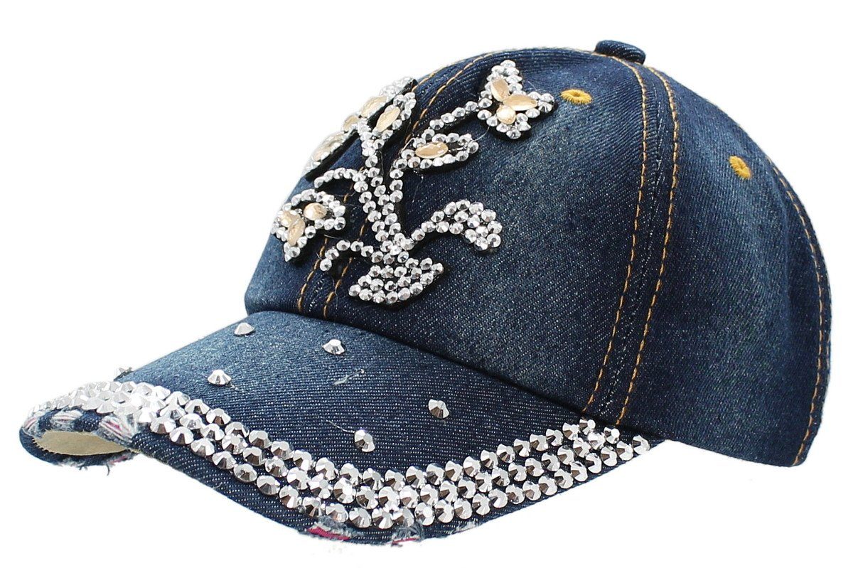 dy_mode Baseball Cap Damen Baseball Cap mit Glitzer Mütze Kappe ...