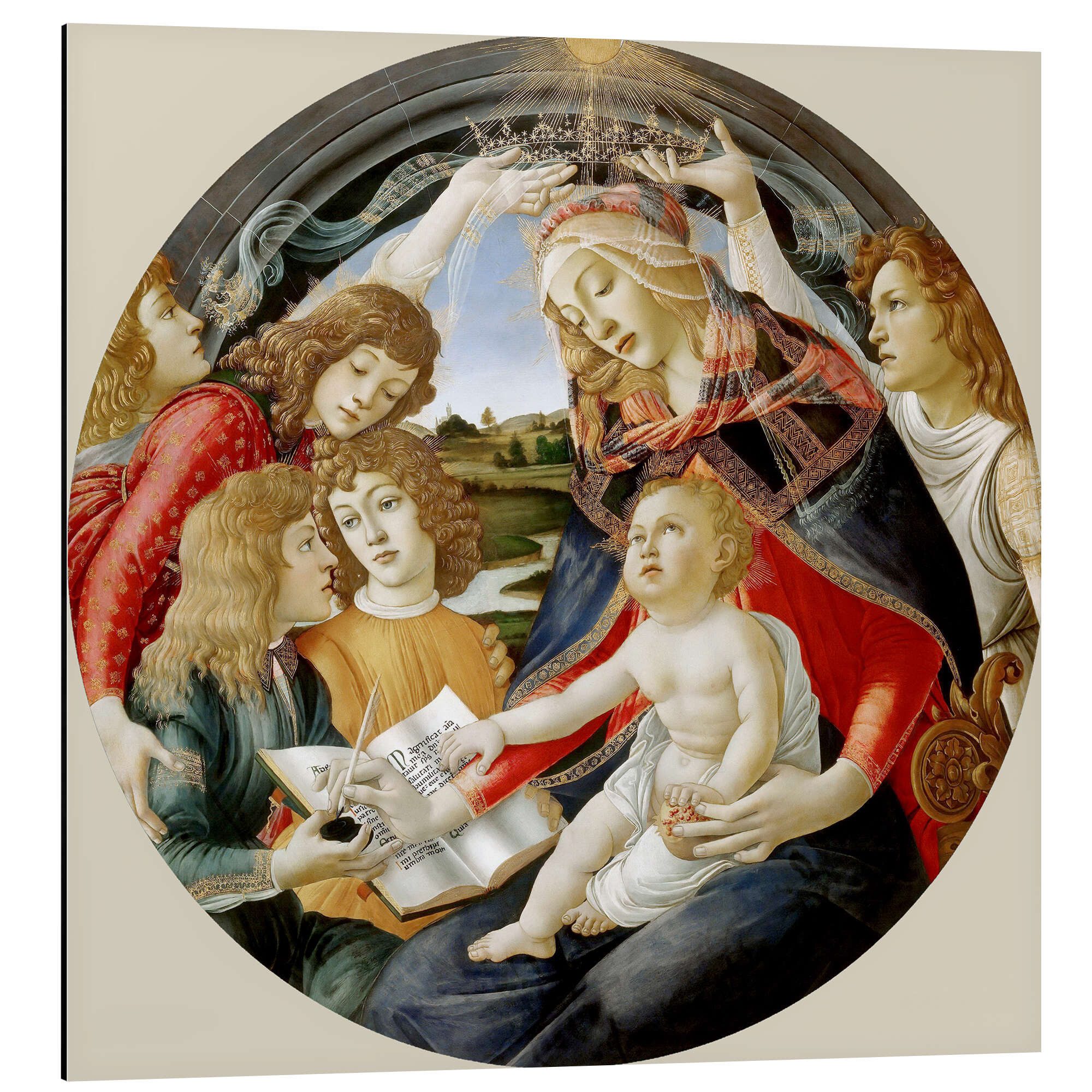 Posterlounge Alu Dibond Druck Sandro Botticelli Madonna Des Magnificat