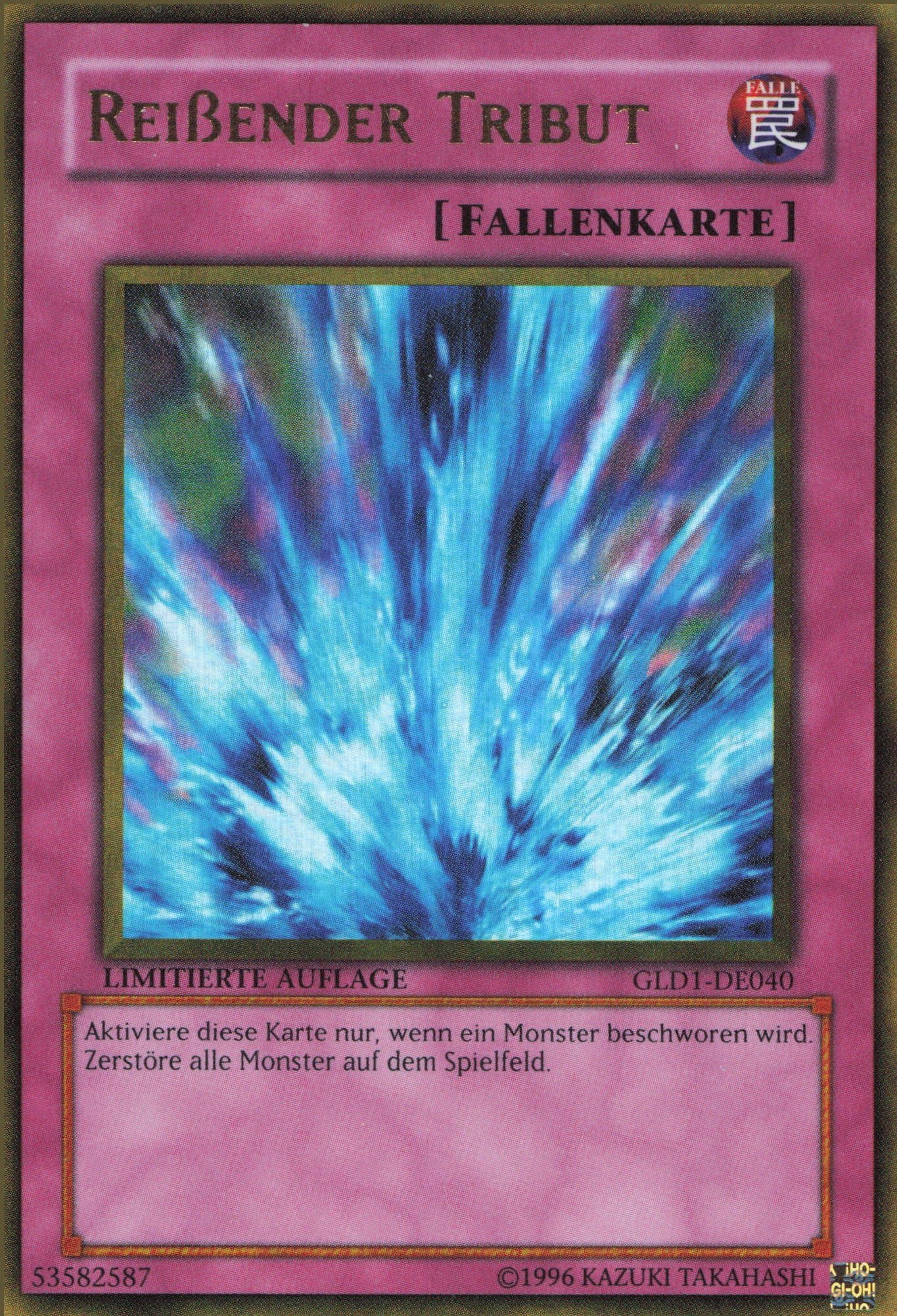 Recollectibles Sammelkarte Yugioh Karte Reißender Tribut Yu Gi Oh