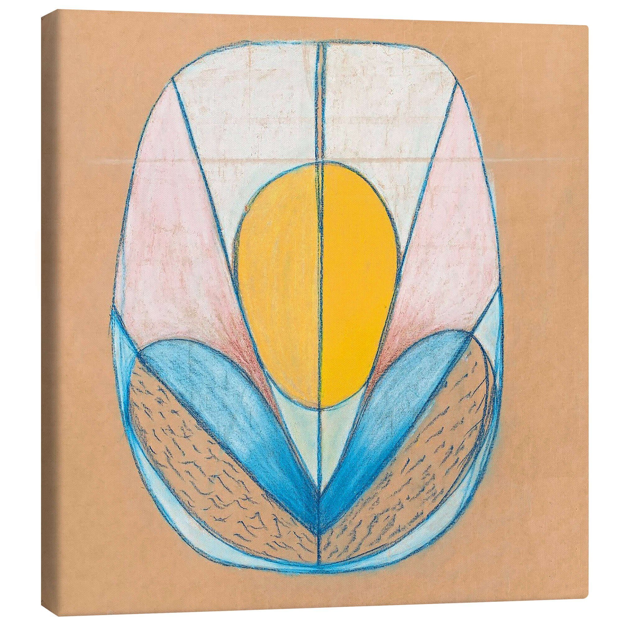 Posterlounge Leinwandbild Hilma Af Klint Ohne Titel Wohnzimmer