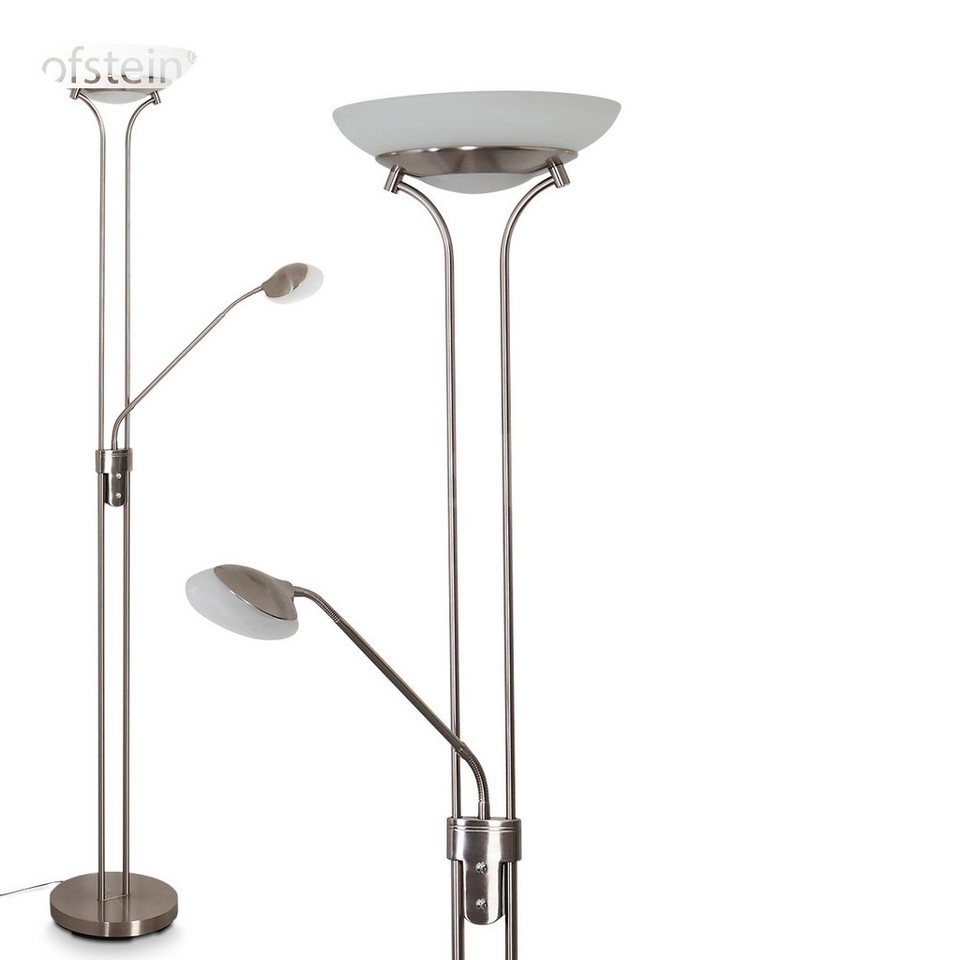 Hofstein Stehlampe Baceno Led Stehleuchte Bodenlampe Aus Metall In