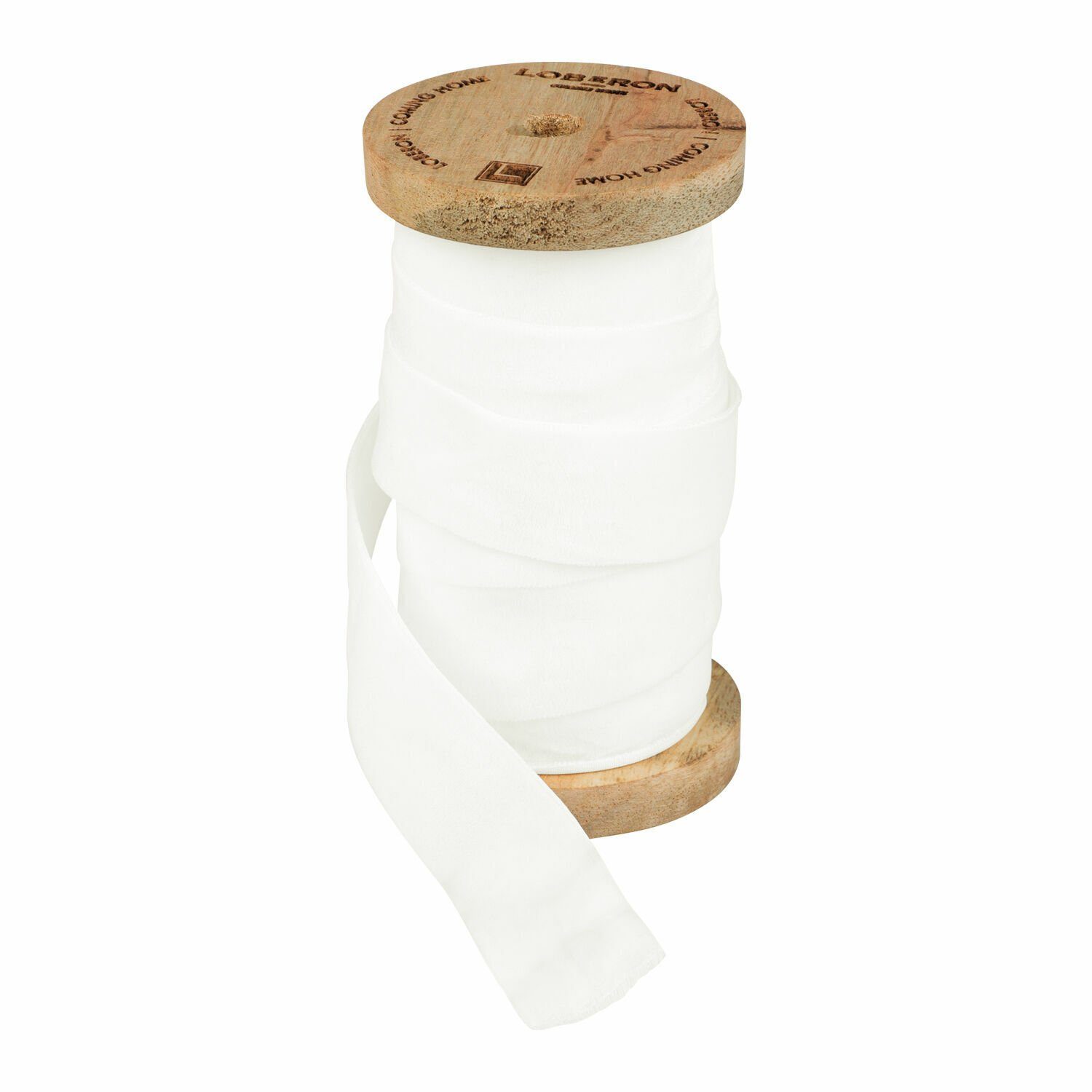 Mirabeau Dekoobjekt Samtband Andaris Creme