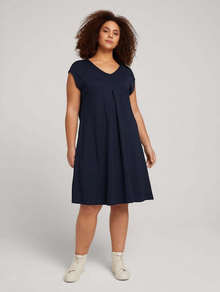 Tom Tailor Plus Sommerkleid Plus Kleid Mit Detail