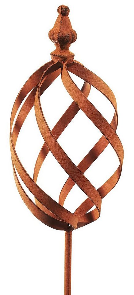 Kobolo Gartenstecker Dekostecker Rusty Marble In Rostoptik Aus Metall