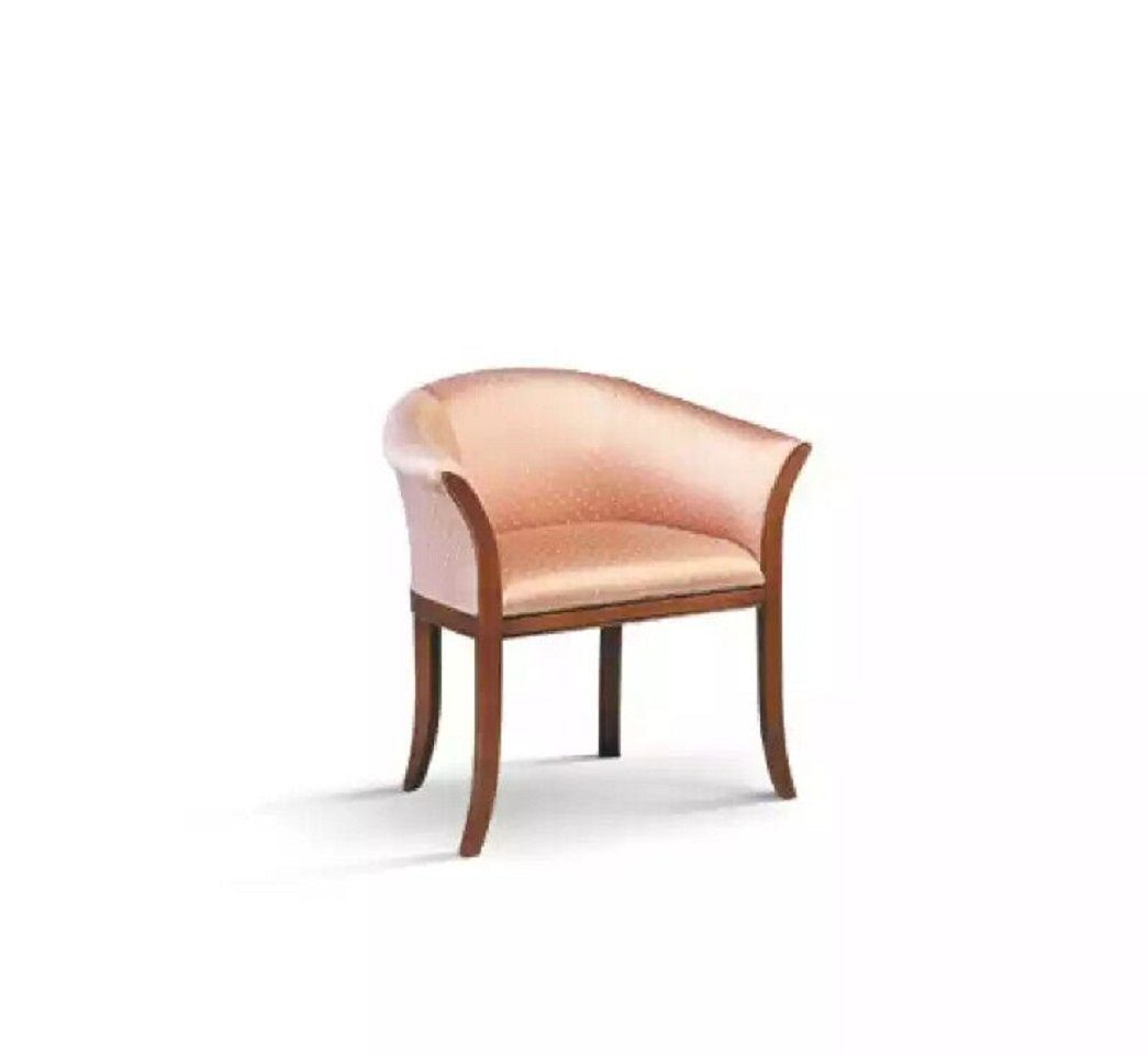Jvmoebel Polsterstuhl Rosa Design Polster Stühle Esszimer Lehnstuhl Neu