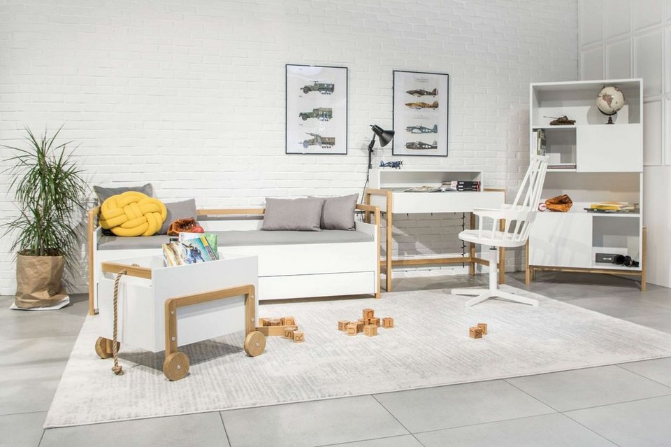 99rooms Jugendzimmer Set Tobot Iii Weiß Eiche Jugendkomplettset Set