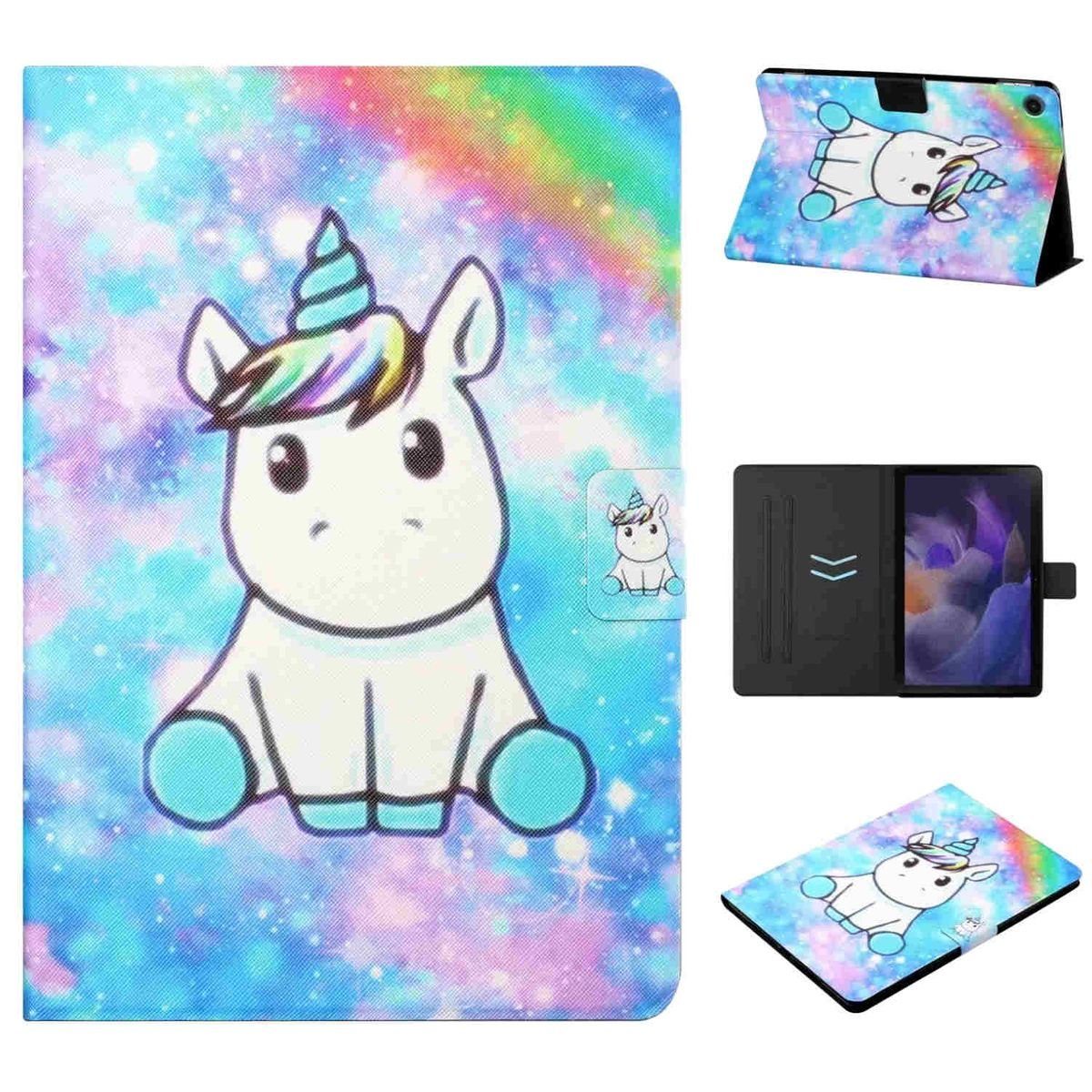 Wigento Tablet Hülle Für Samsung Galaxy Tab A8 2021 X205 X200 Design
