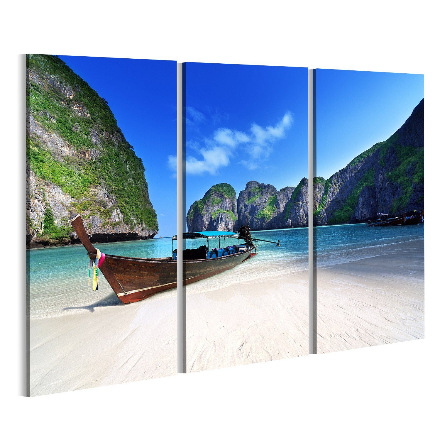 Islandburner Leinwandbild Bild Auf Leinwand Maya Bay Phi Phi Leh Insel