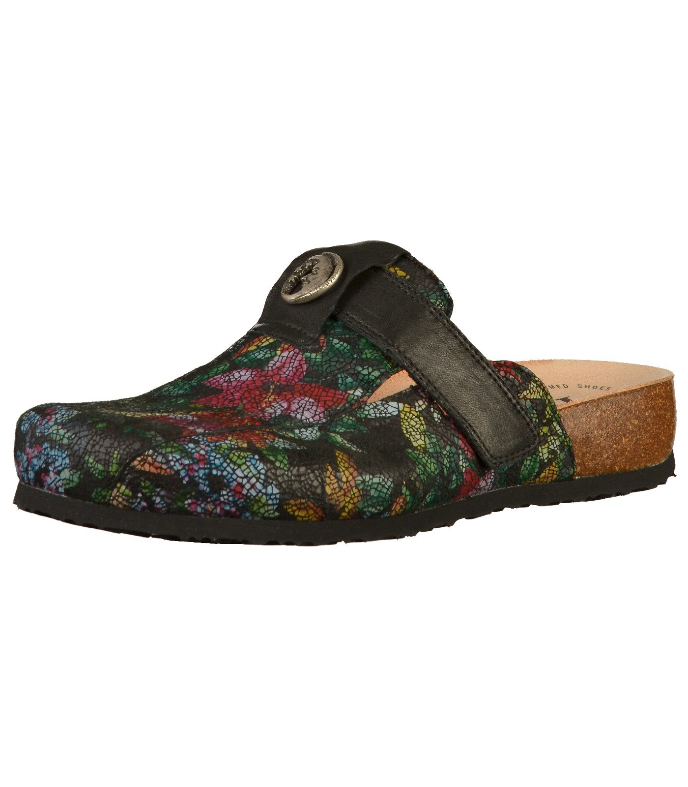 Think! Clogs Leder Clog, Absatzform: flach