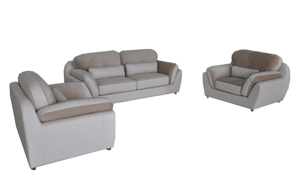 Jvmoebel Sofa Textil Sofa Polster Sitz Set Garnitur Design Sofagarnitur