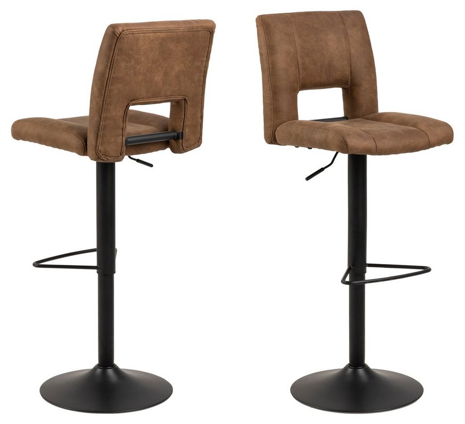 Ebuy24 Barhocker 2er Set Syra Barhocker Braun