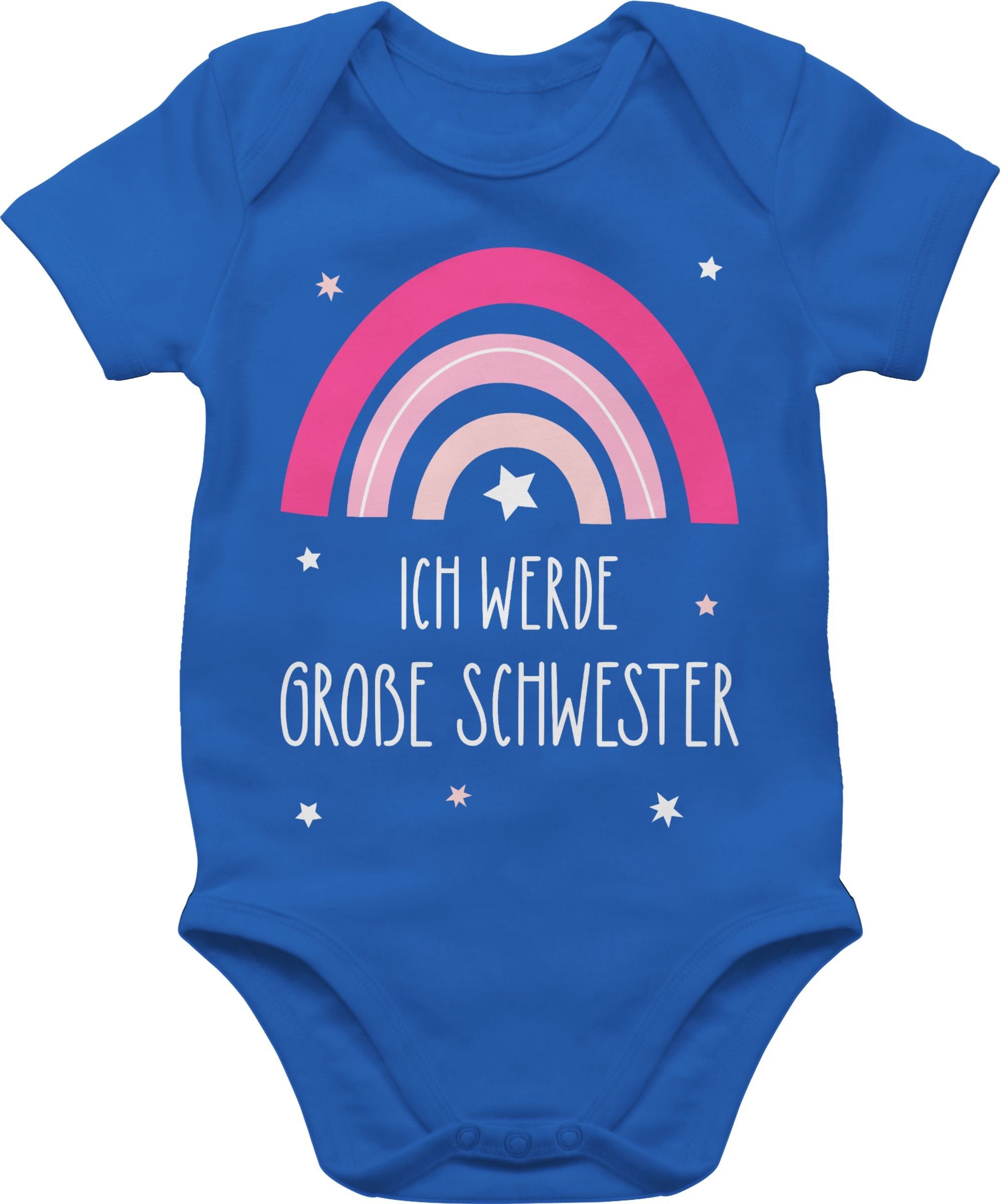 Shirtracer Shirtbody Ich werde große Schwester - Regenbogen - grosse Schwester Große Schwester