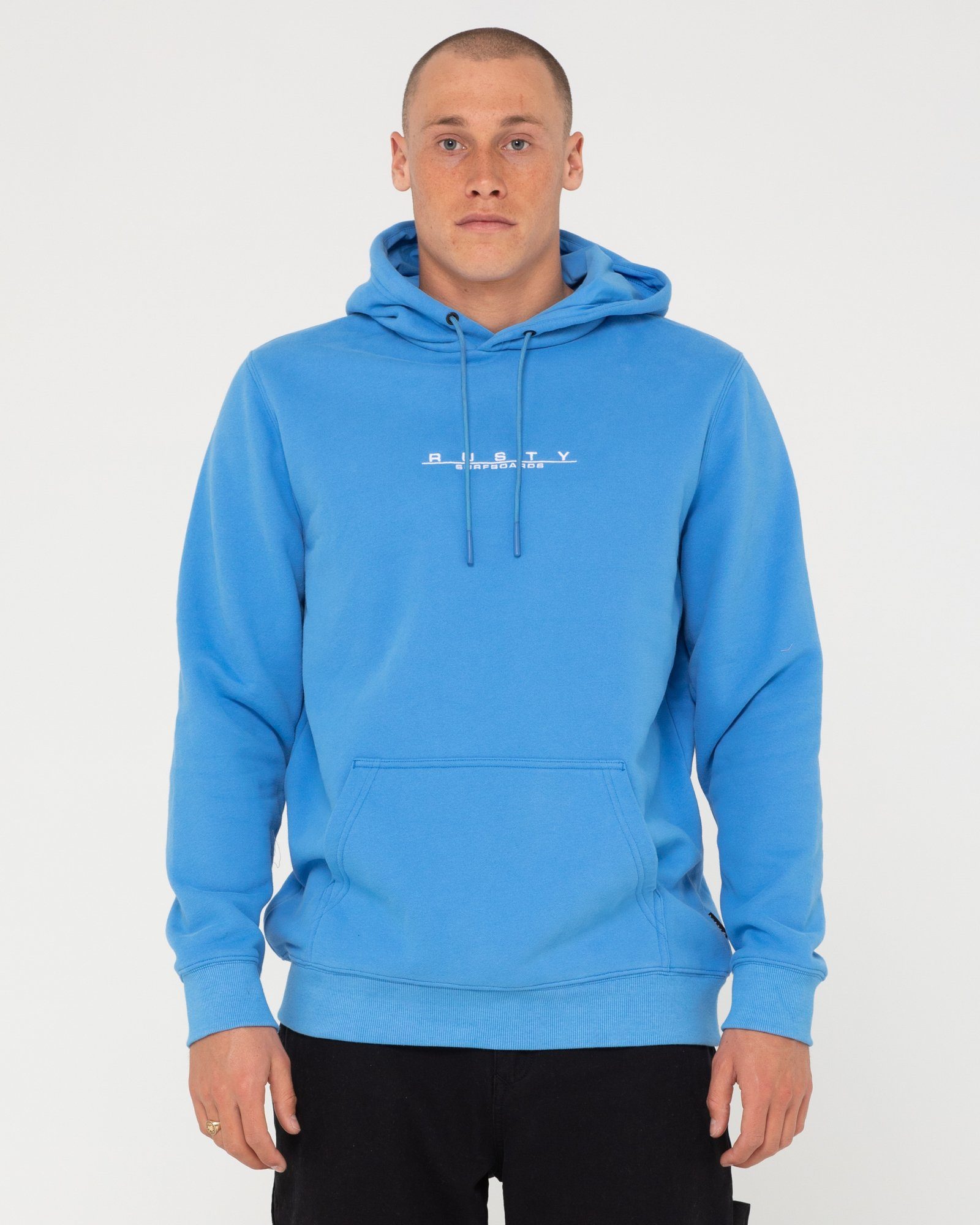 Rusty Kapuzenpullover RS SUPER FLEECE HOODIE, blau, gelb