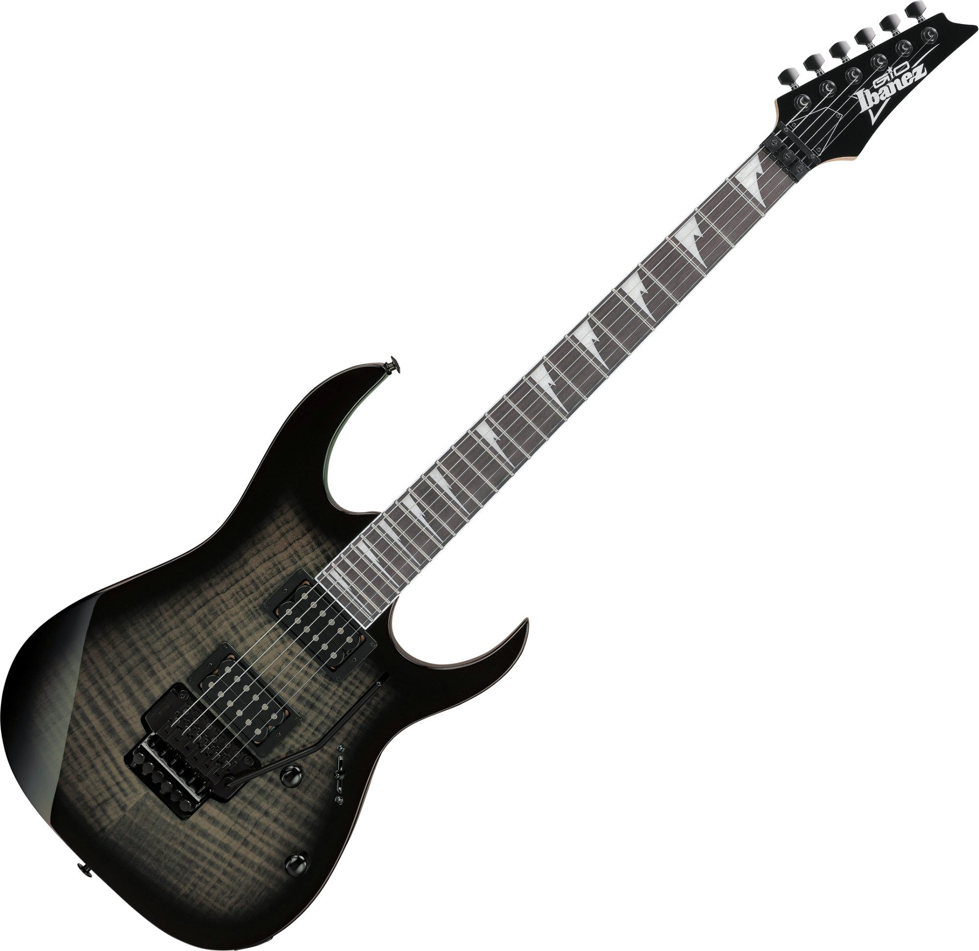 Ibanez E-Gitarre GIO GRG320FA-TKS Transparent Black Sunburst, ST-Style ...
