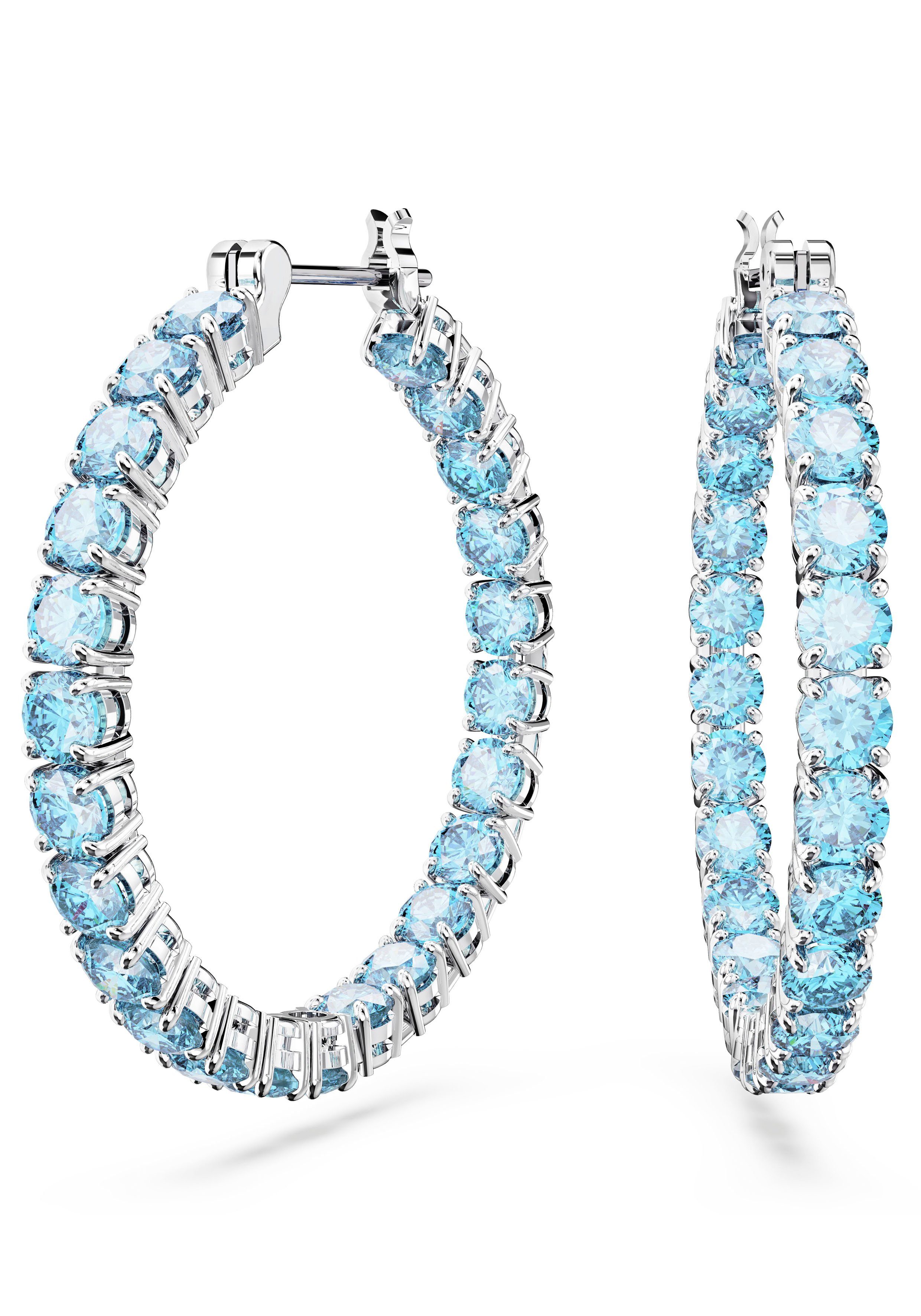 Blaue Swarovski Creolen für Damen online kaufen | OTTO