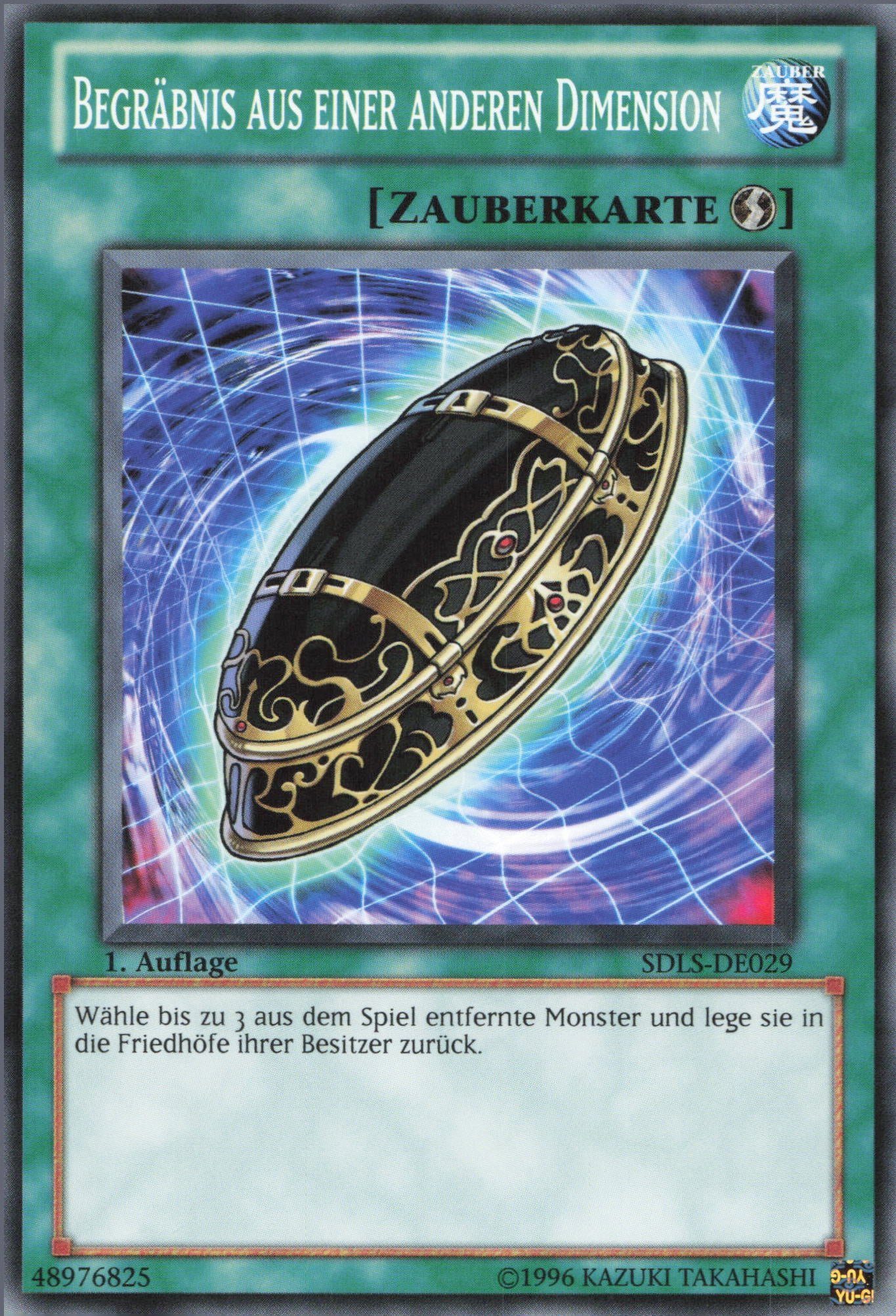 ReCollectibles Sammelkarte YuGiOh Karte Begräbnis aus einer anderen Dimension deutsch, Yu-Gi-Oh ...
