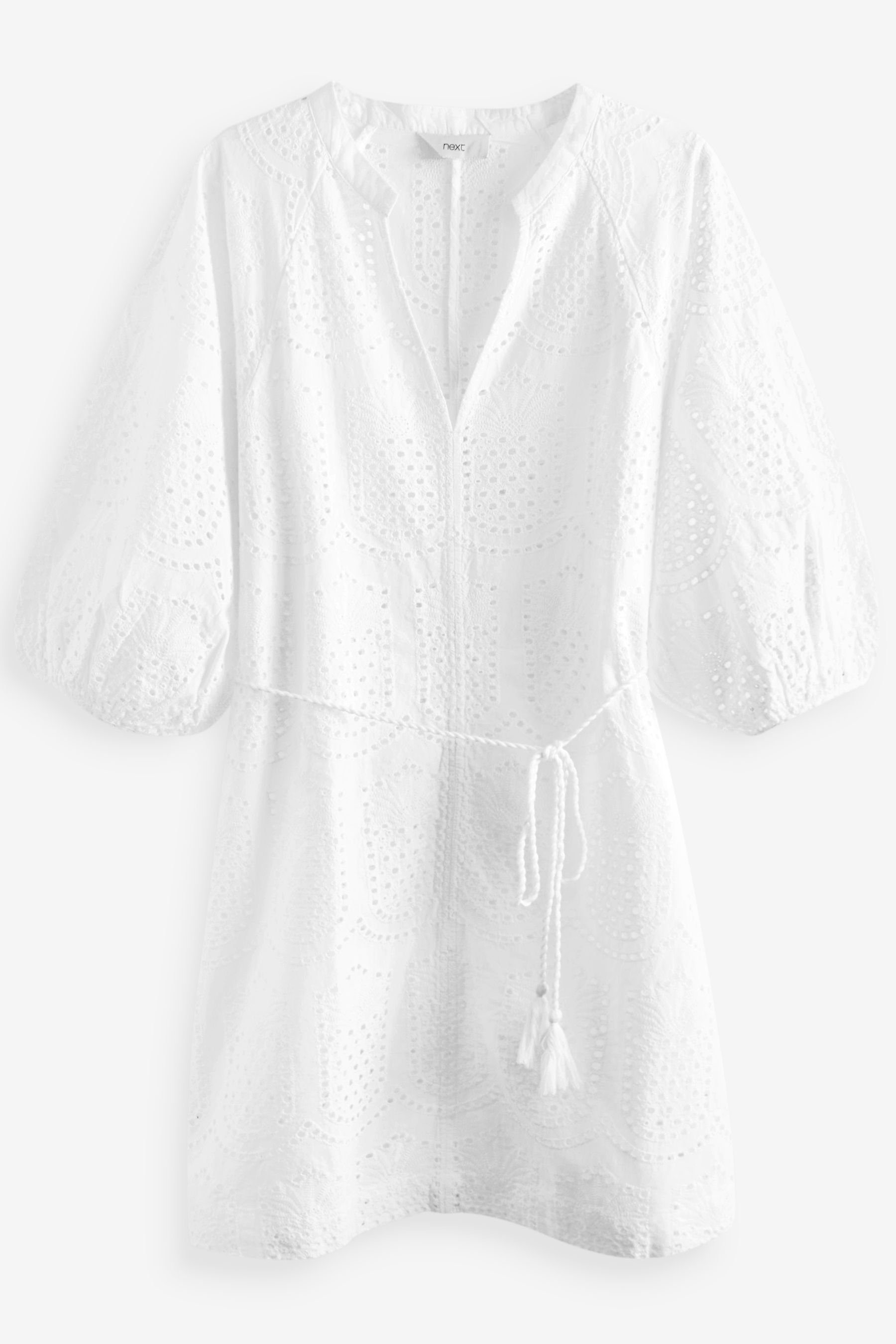 Next Sommerkleid Pineapple Kaftan Mit Lochstickerei 1 Tlg Mode Und
