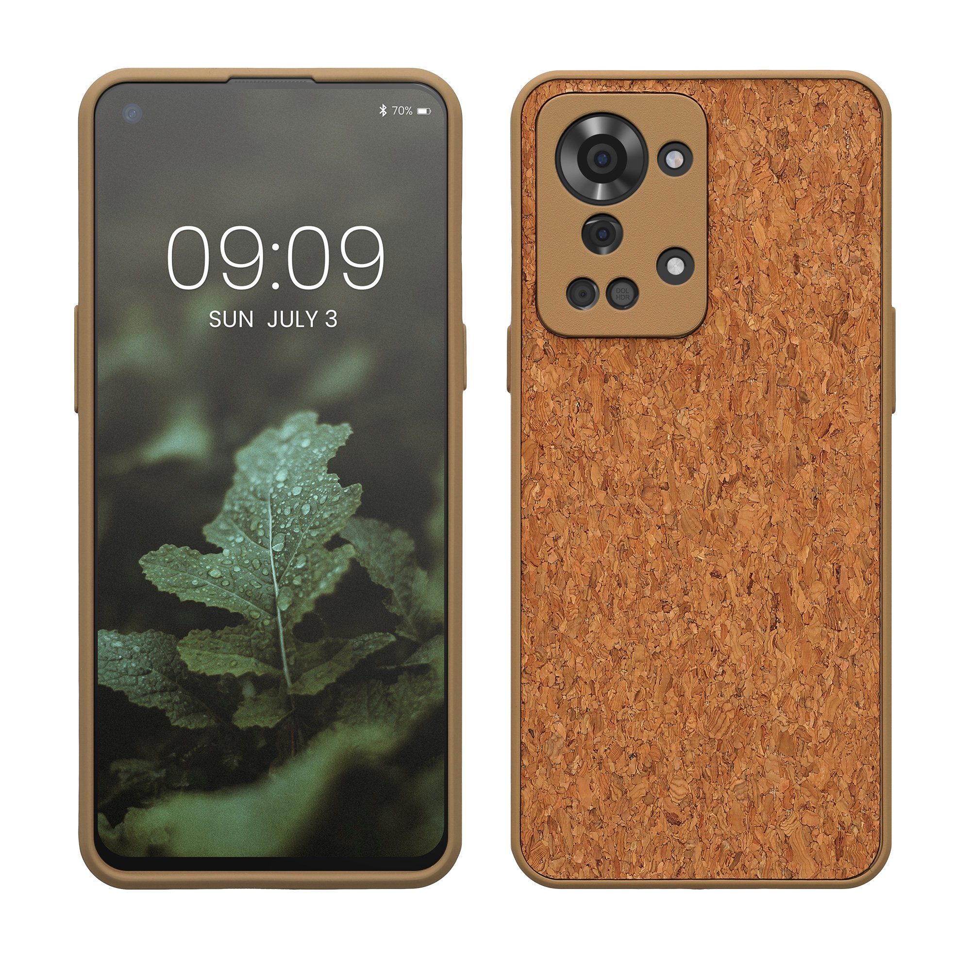 Kwmobile Handyhülle Hülle Für Oneplus Nord 2t 5g Kork Handyhülle Cover