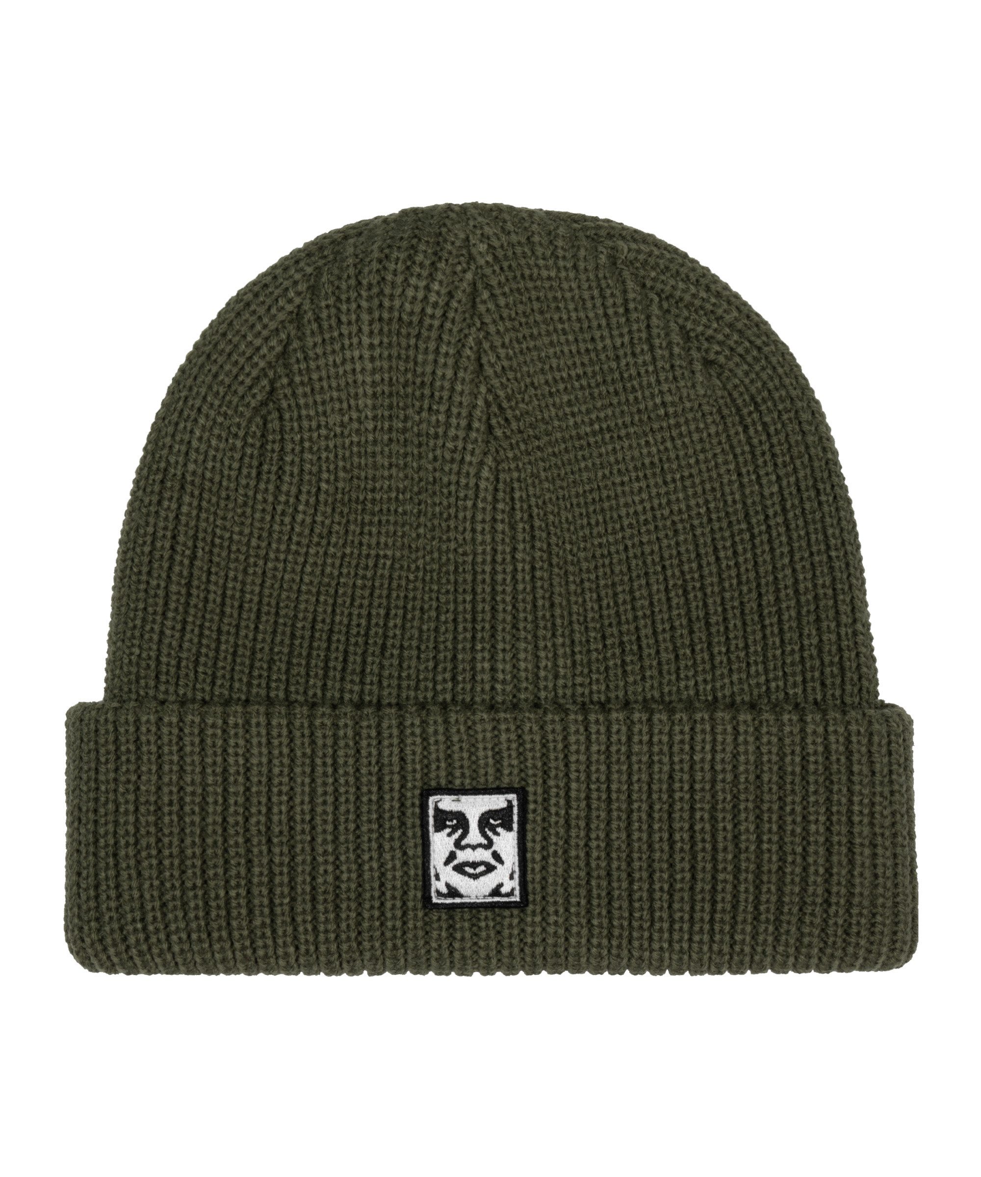 OBEY Baseball Cap Obey Mid Icon Patch Cuff Beanie Mützen Herren