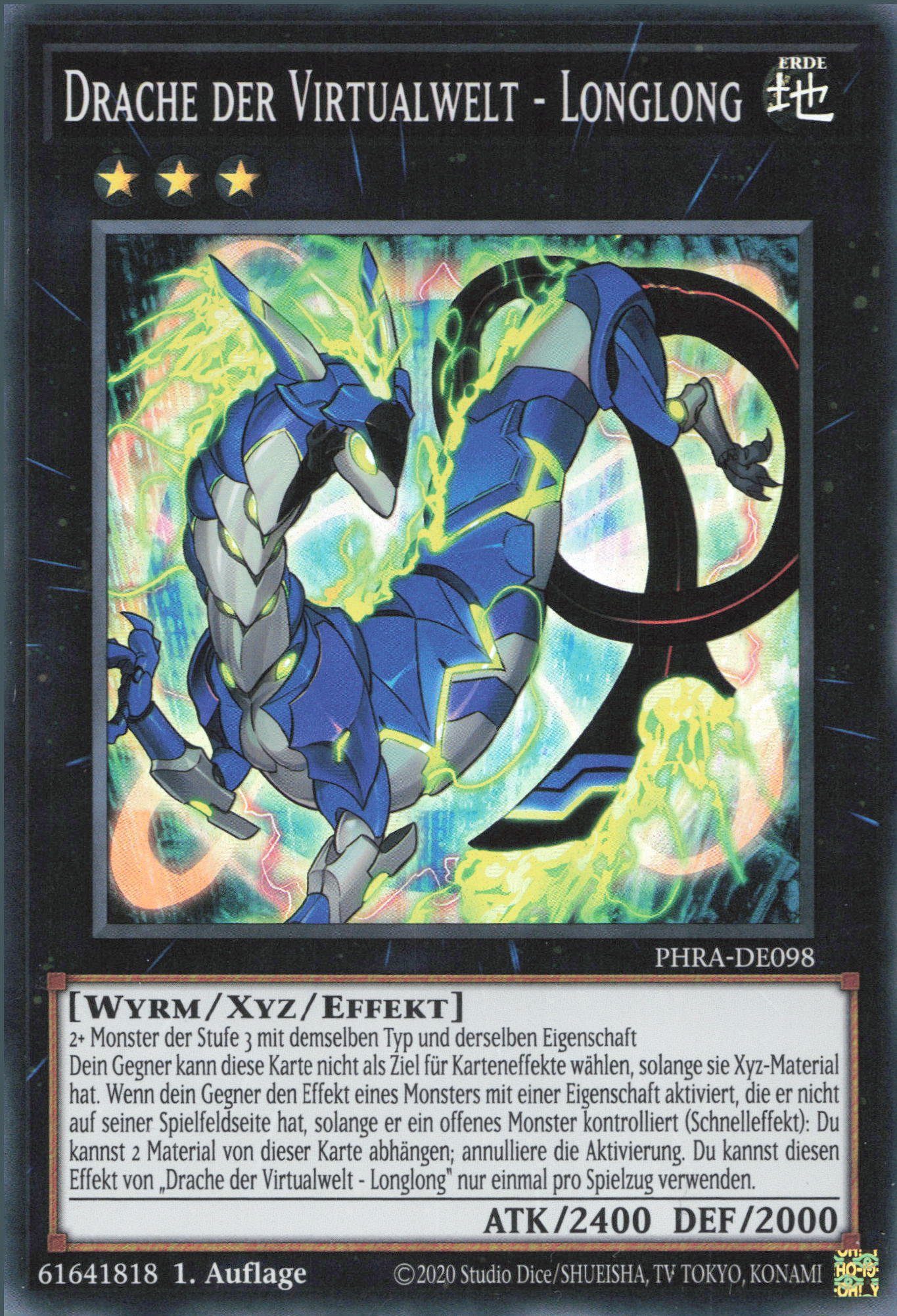 Recollectibles Sammelkarte Yugioh Karte Drache Der Virtualwelt