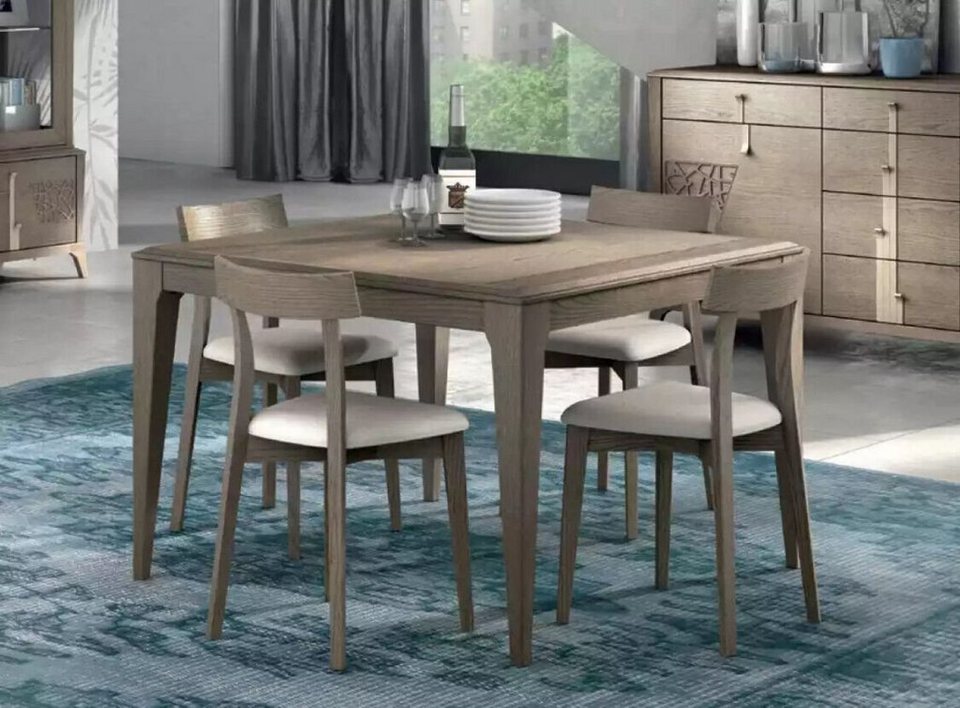 Jvmoebel Esszimmer Set Tisch Design 4x Stühle Esszimmer Essgruppe Set
