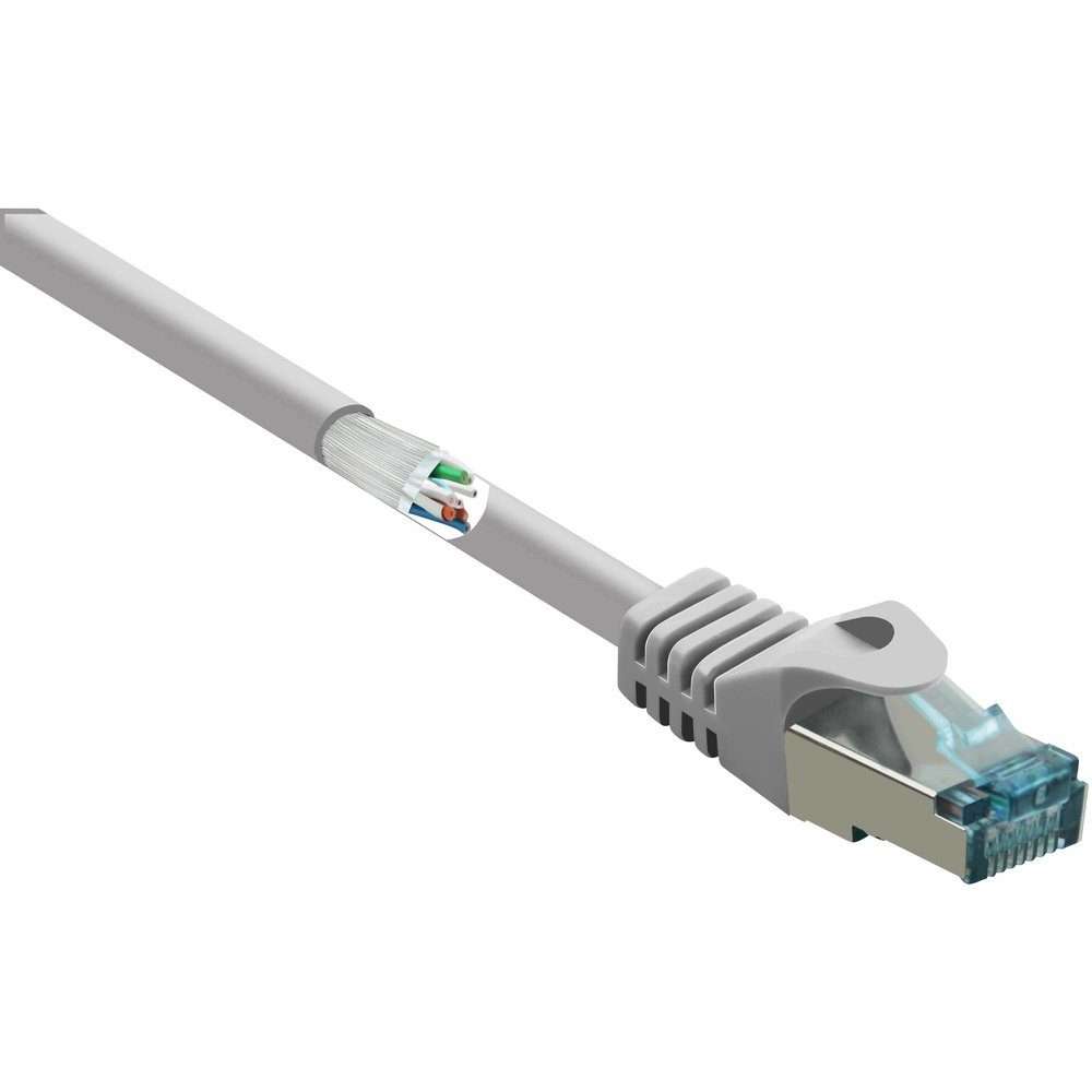 Renkforce Renkforce RF-5043948 RJ45 Netzwerkkabel, Patchkabel CAT 6a S/FTP 10.00 Netzkabel, (10. ...