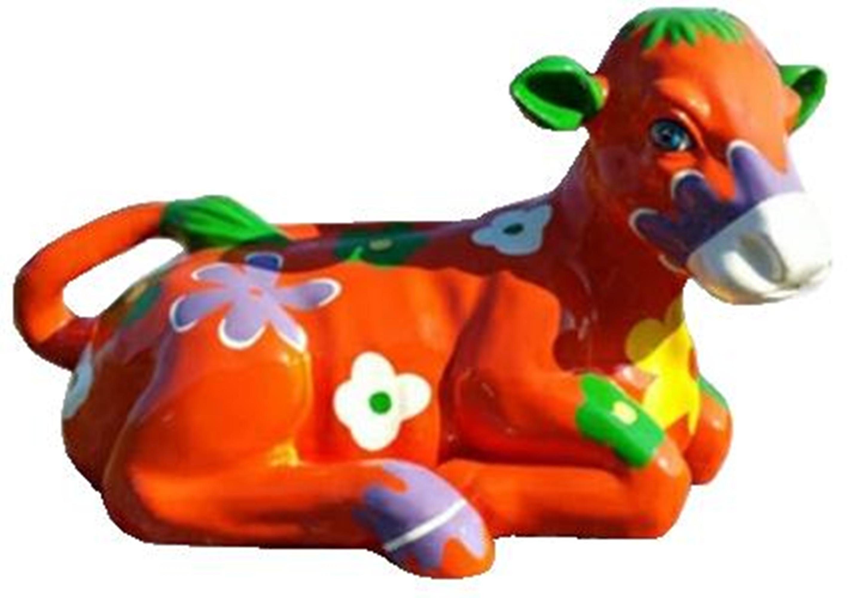 Jvmoebel Gartenfigur Moderne Dekoration Abstrakte Figur Kuh Skulpturen