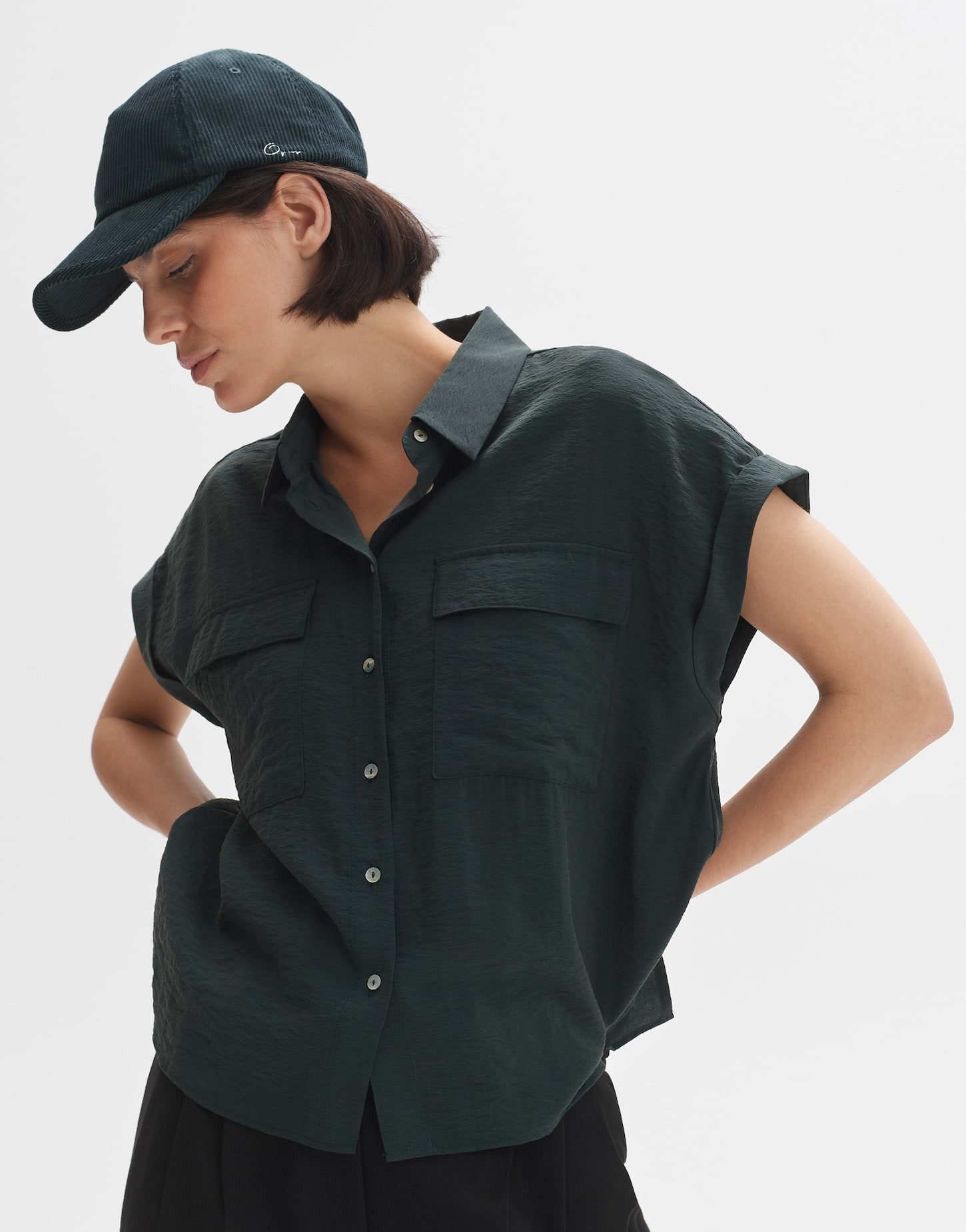OPUS Baseball Cap Cap ABROOKI aus weichem Cord, Umfang innen ca. 58 cm