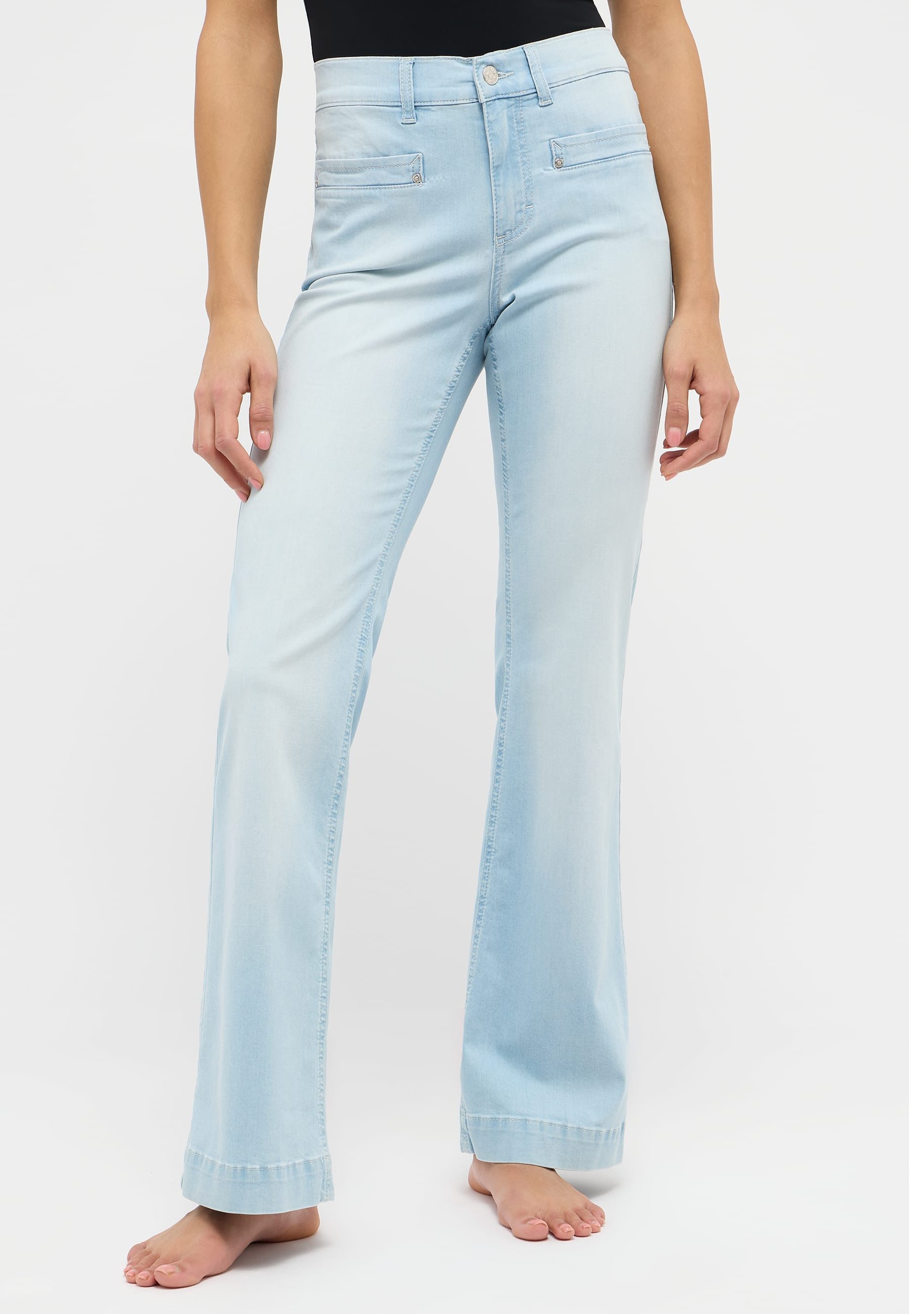 ANGELS Bootcut-Jeans Jeans Leni Flared Pocket