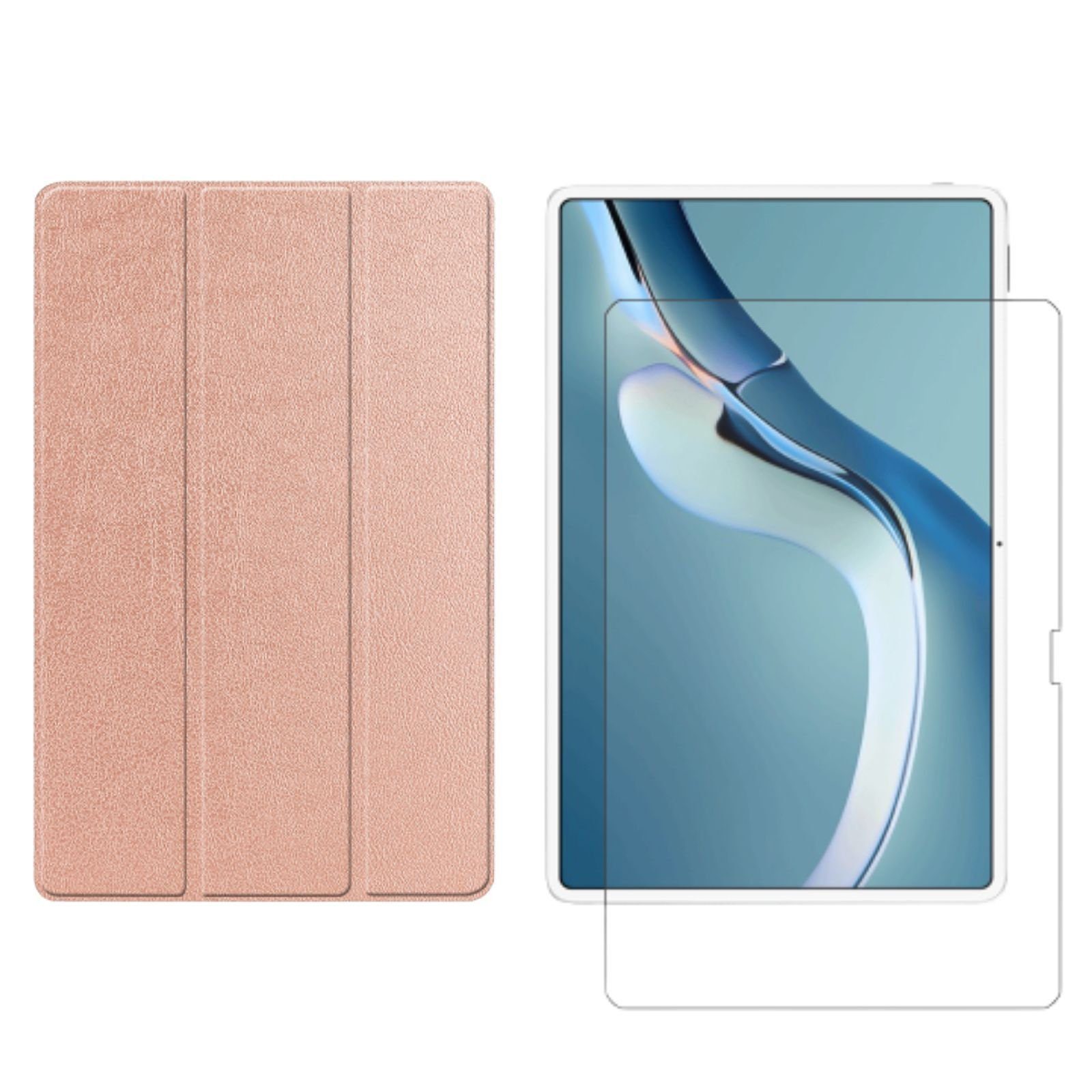 Lobwerk Tablet Hülle 2in1 Set Hülle Glas Für Huawei Matepad Pro