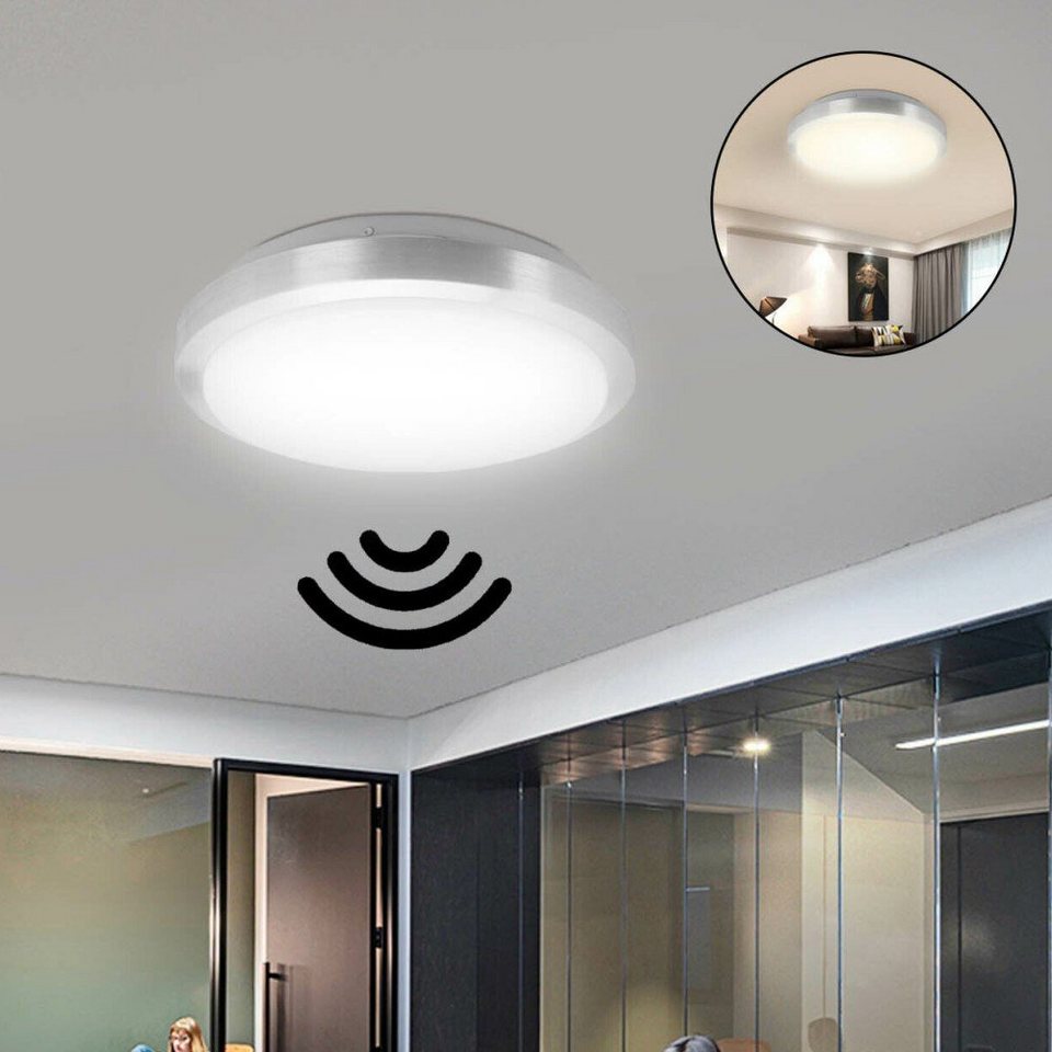 Wilgoon Deckenleuchte Led Deckenlampe 15w Mit Bewegungsmelder Sensor