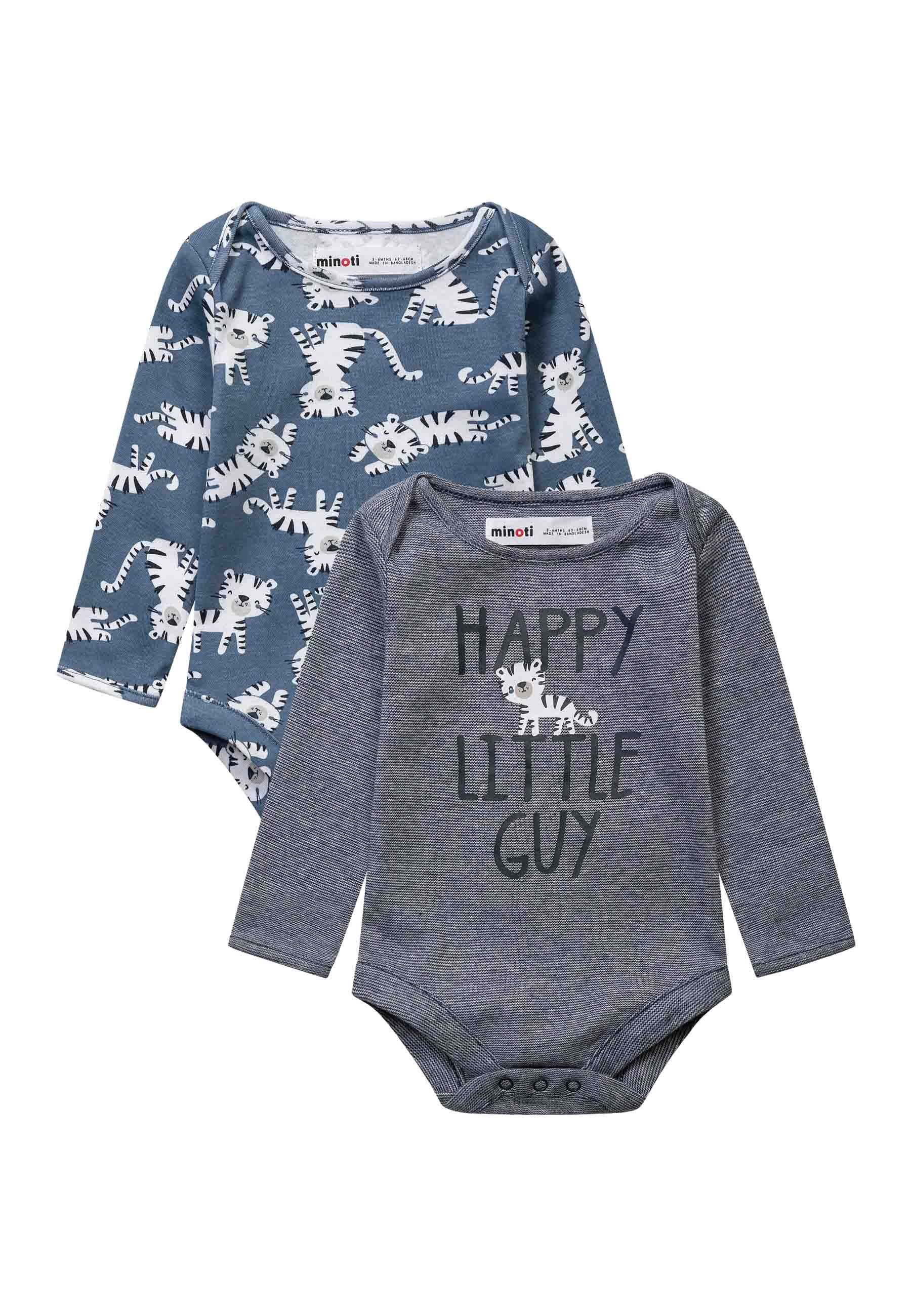Minoti Langarmbody 2er Pack Body Set 0 12m