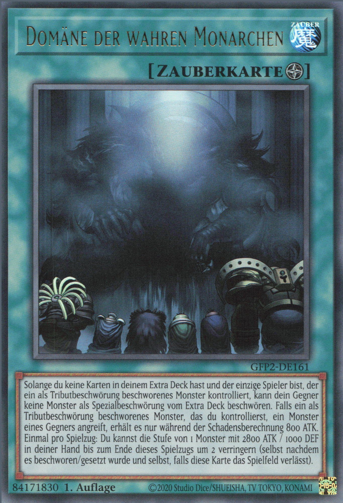 Recollectibles Sammelkarte Yugioh Karte Domäne Der Wahren Monarchen Yu