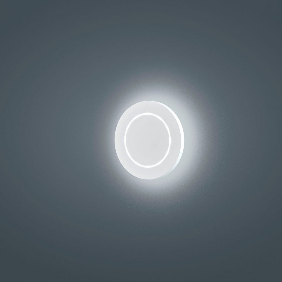Click Licht Led Außen Wandleuchte Led Wandleuchte Fogo Rund In Weiß 8w