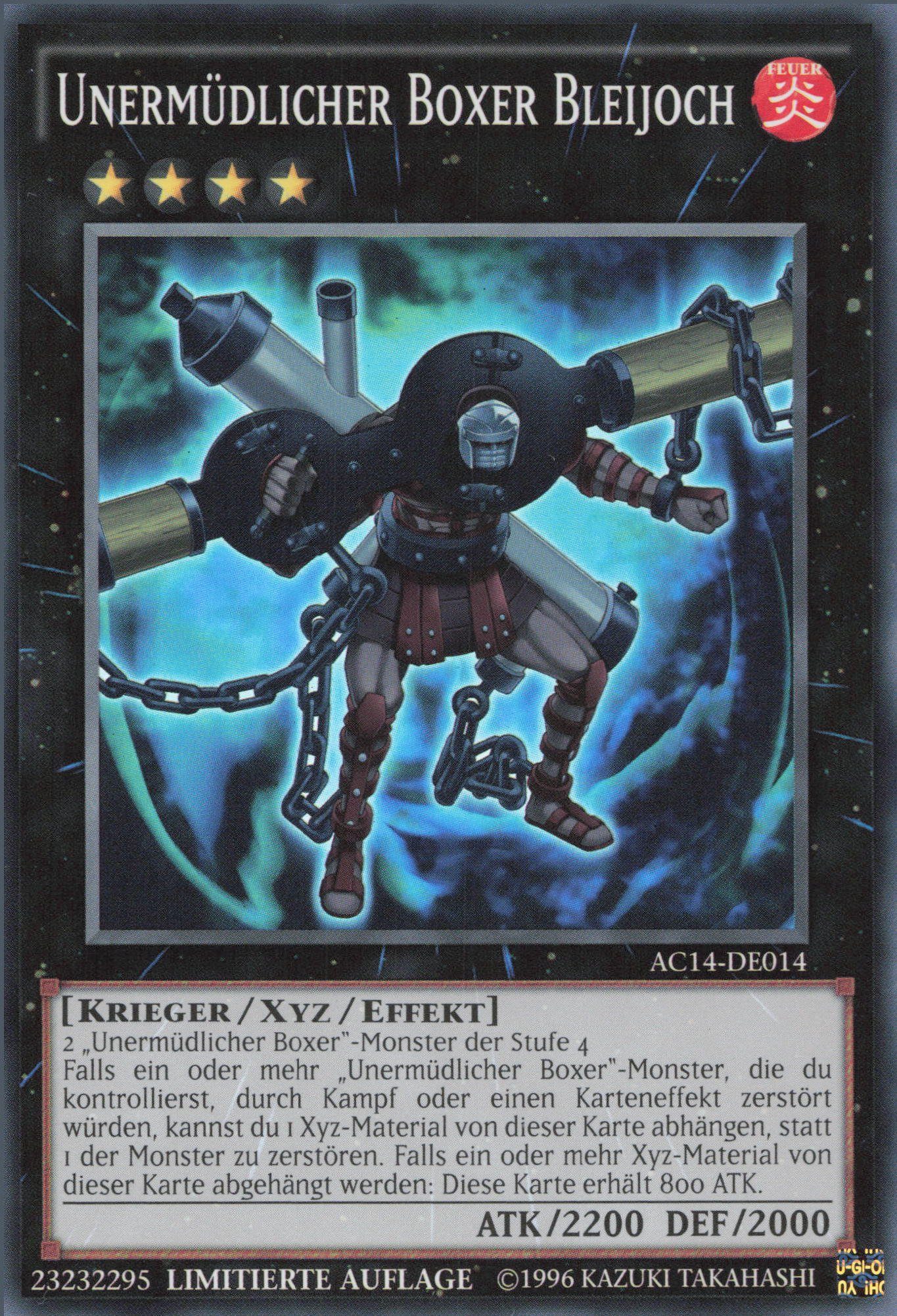 Recollectibles Sammelkarte Yugioh Karte Unermüdlicher Boxer Bleijoch
