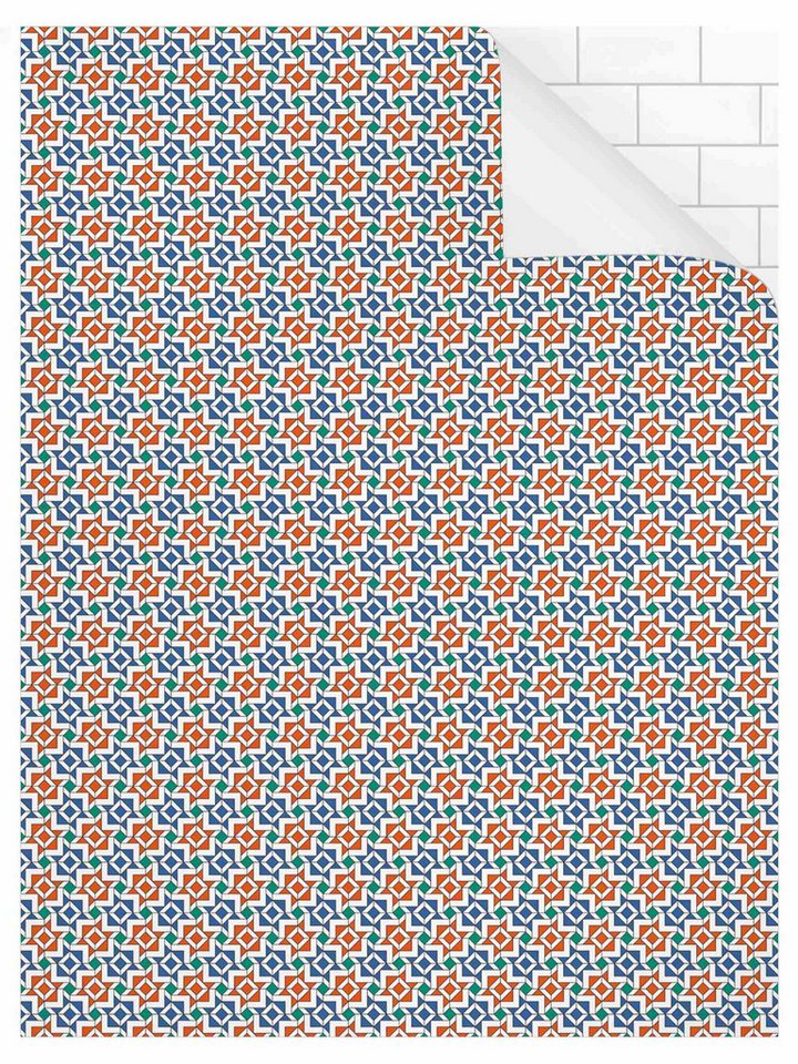 Bilderdepot24 Badrückwand Fliesenoptik Rot Duschrückwand Ohne Bohren