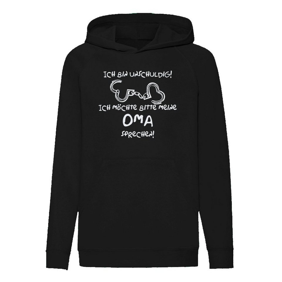 ᐅ G-graphics Hoodie Ich bin unschuldig! Ich möchte bitte meine Oma ... ᐅ G-graphics Hoodie Ich bin unschuldig! Ich möchte bitte meine Oma ...