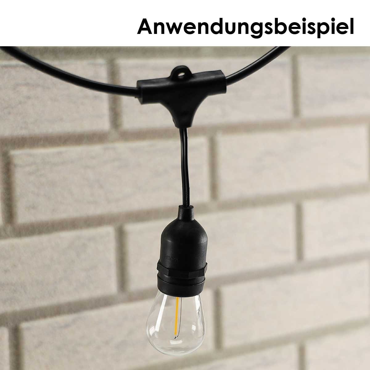 ChiliTec LED-Lichterkette Ersatz-Lampe Filament E27 12V / 0,8W für "CT-BGL"