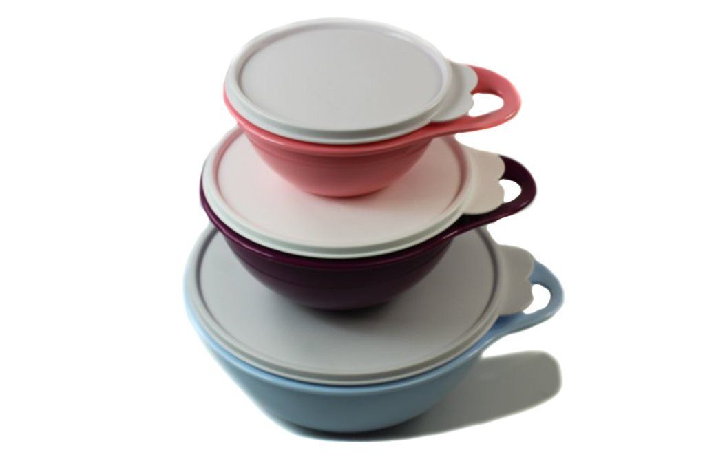 TUPPERWARE Rührschüssel Maximilian 2,75 L +1,4 L + 600 ml + SPÜLTUCH, 2 ...