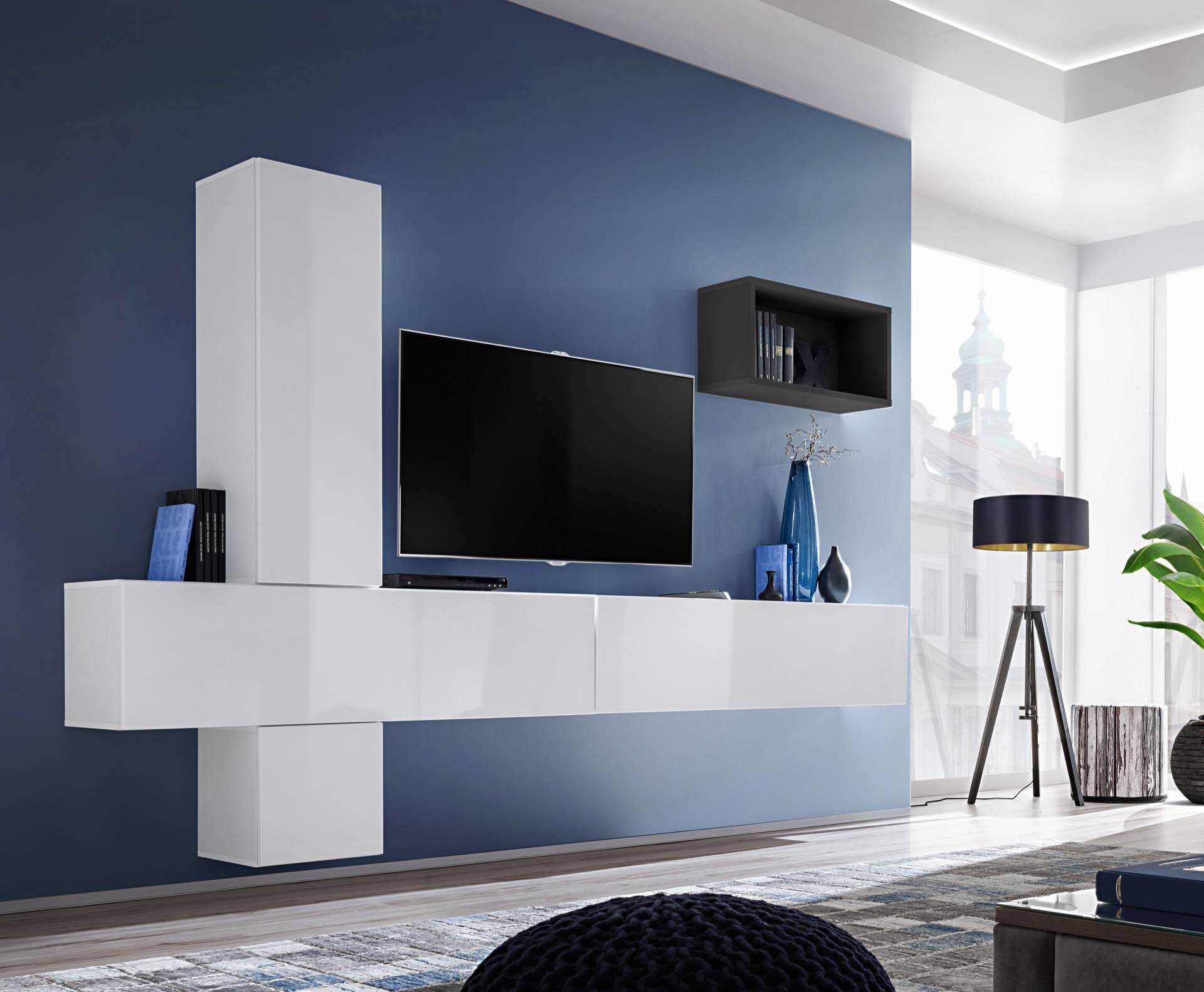 Stylefy Wohnwand Blex Vi Wohnmöbel Wohnzimmer Set Set 4 St