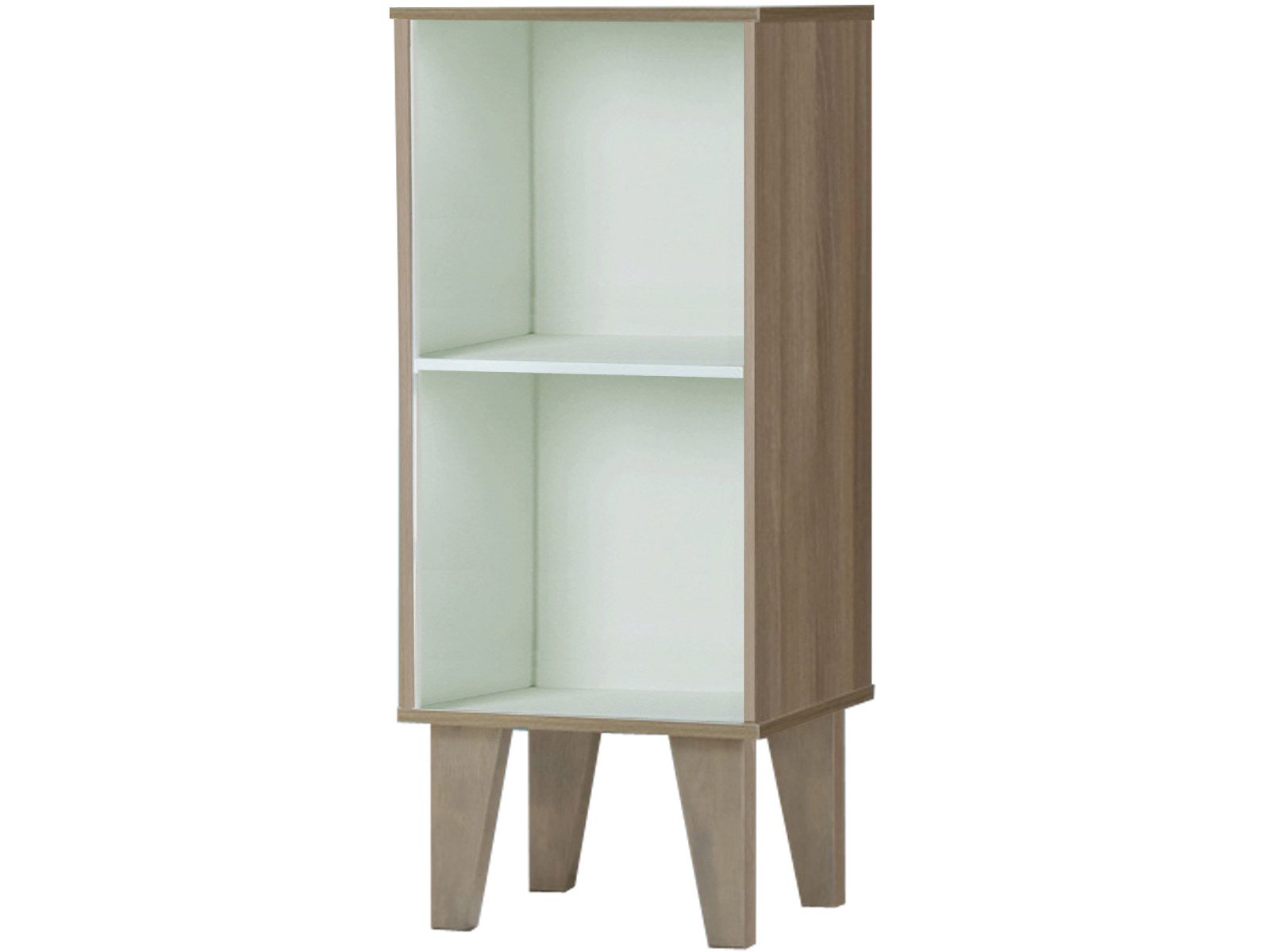 loft24 Bücherregal Roy, Standregal, Regal, MDF, Buche Optik