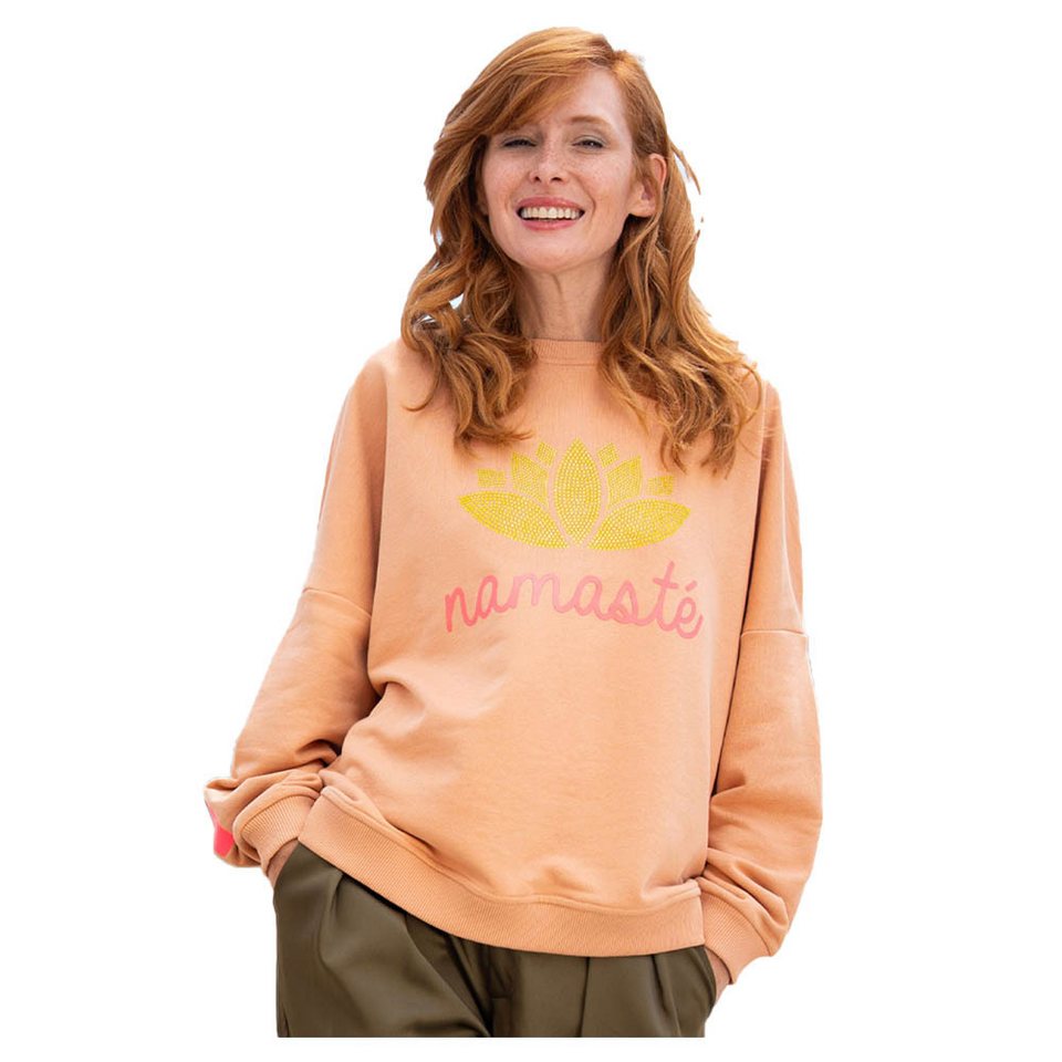 Miss Goodlife Sweater Miss Goodlife MG9374 Sweater Namaste Strass ... Miss Goodlife Sweater Miss Goodlife MG9374 Sweater Namaste Strass ...