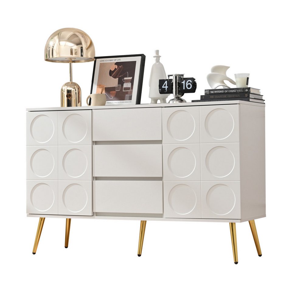 Hauss Sploe Sideboard Kommode Mit Verstellbaren Regalen Und Kippschutz