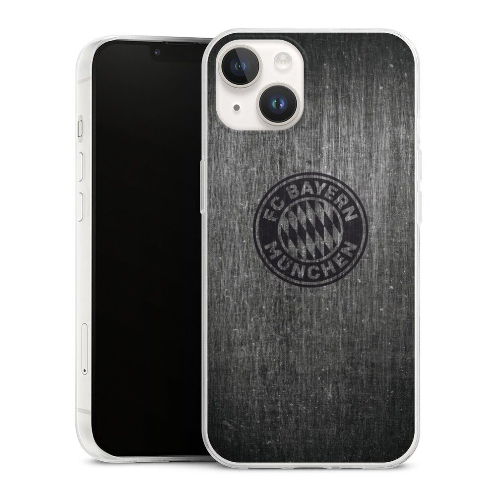 Deindesign Handyhülle Metallic Look Fcb Fc Bayern München Metalllook