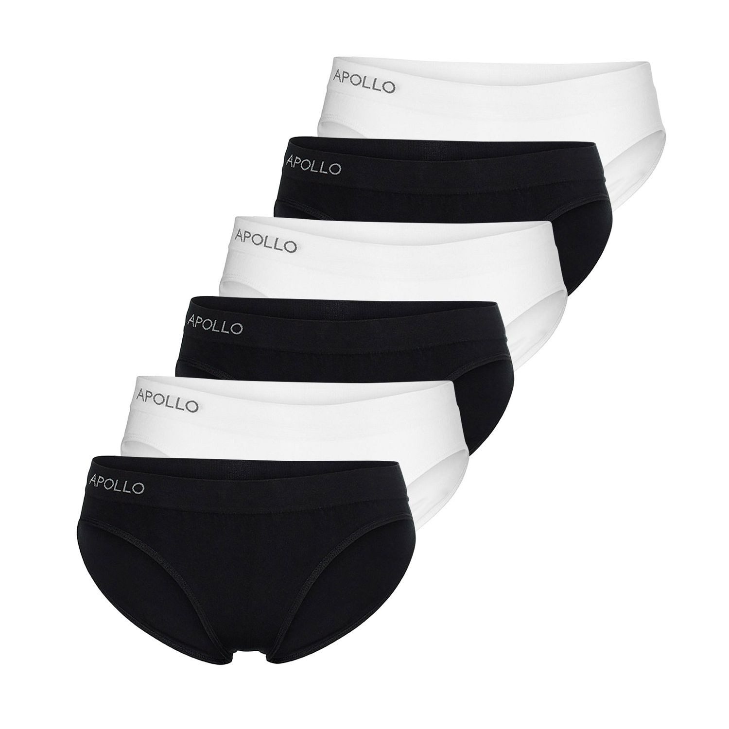 Apollo Slip Seamless (Mehrpack) Slips, Basic Briefs, Baumwoll-Stretch ...