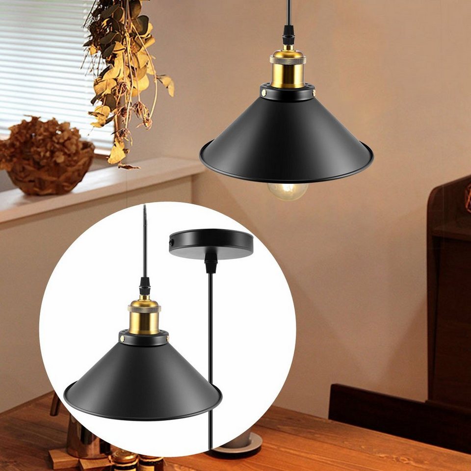 Wilgoon Deckenleuchte Retro Deckenlampe Vintage Leuchte Pendelleuchte