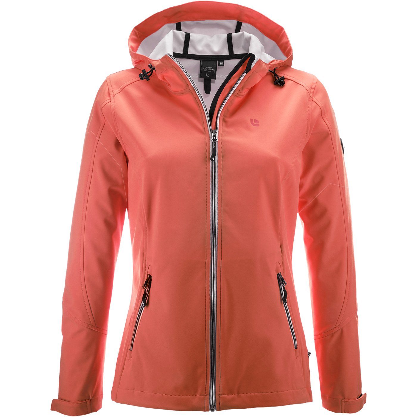 Deproc Active Softshelljacke Pinawa Peak Women Mit Abnehmbarer Kapuze