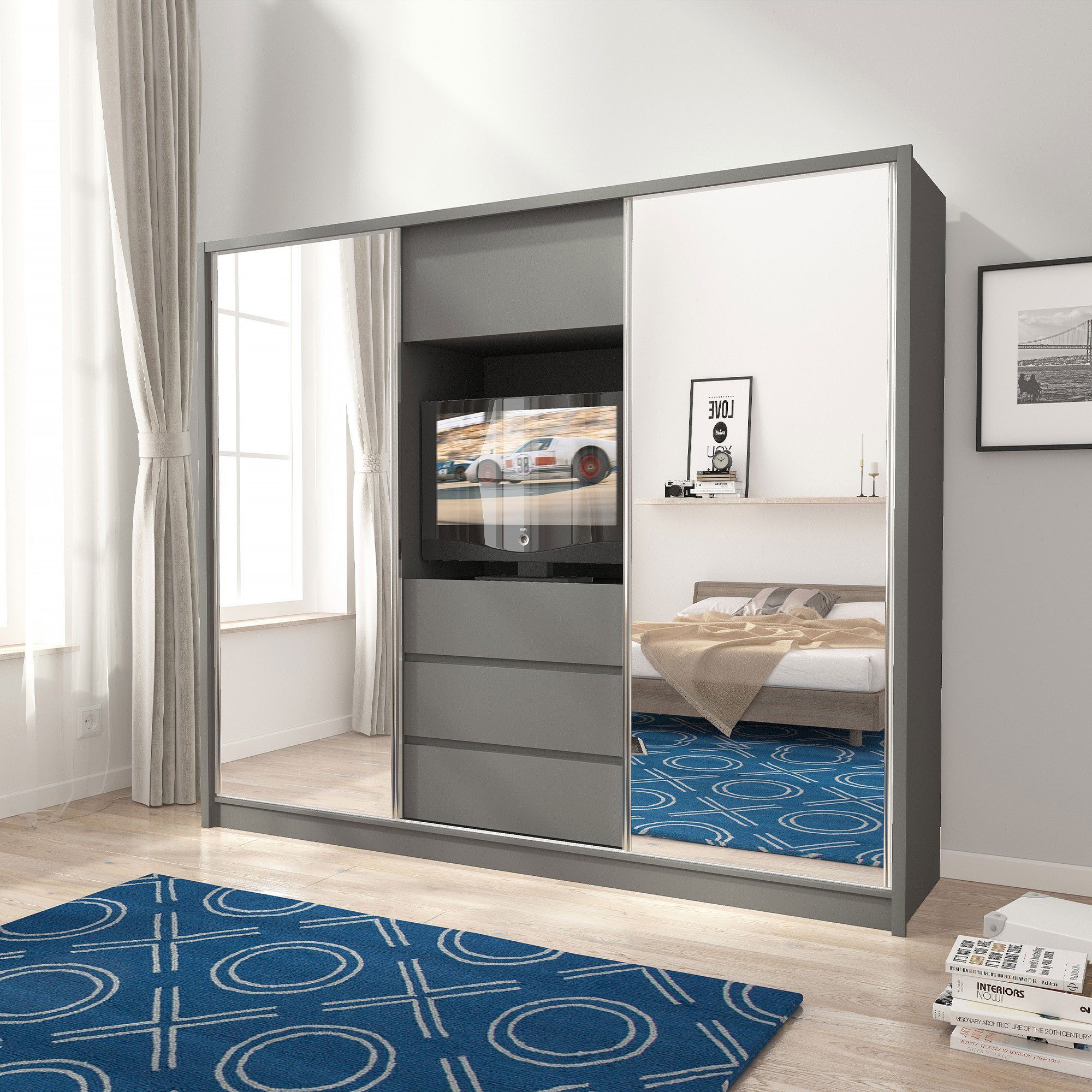 Kleiderschrank Mit Tv Fach