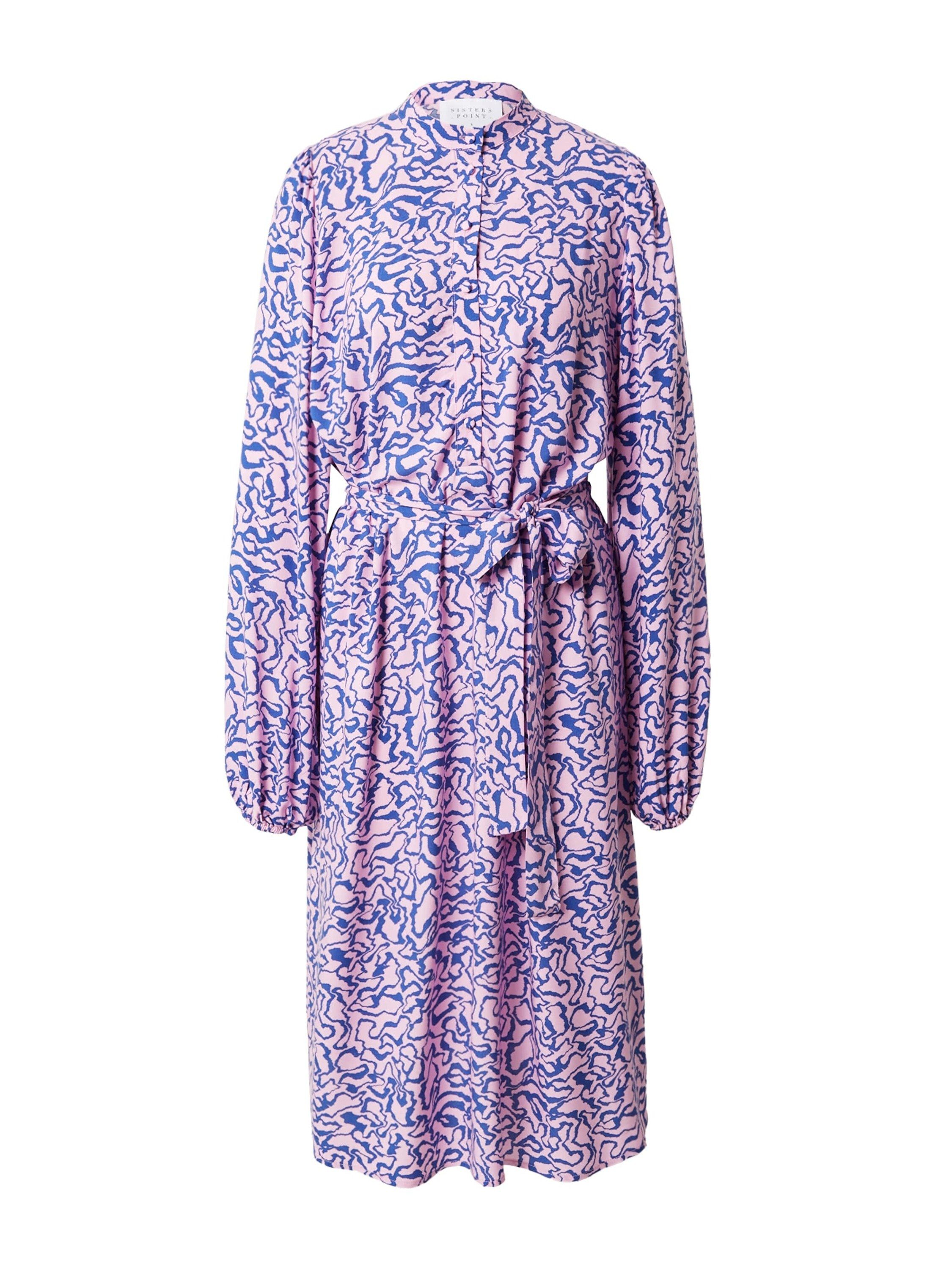 Sisters Point Blusenkleid Emala 1 Tlg Drapiertgerafft Elastischer